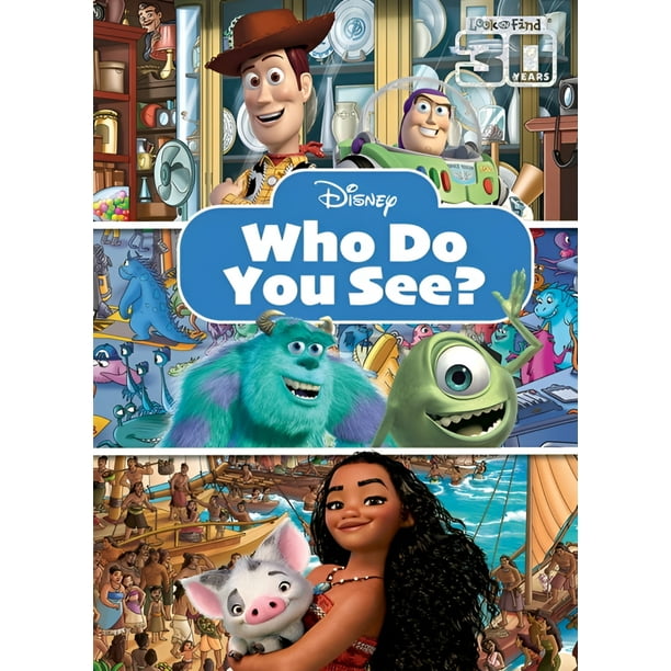 Disney: Who Do You See? Look and Find, (Hardcover) - Walmart Business ...