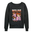 Disney - Wilde Bootleg - Women's French Terry Long Sleeve Pullover ...