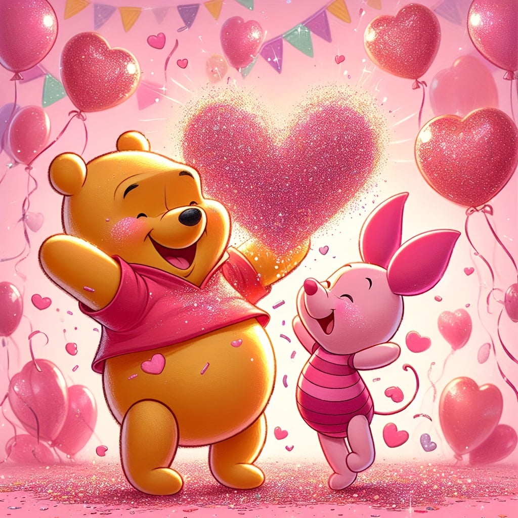 Disney Winnie The Pooh 5D Diamond Painting Kit - Round Full Drill ...