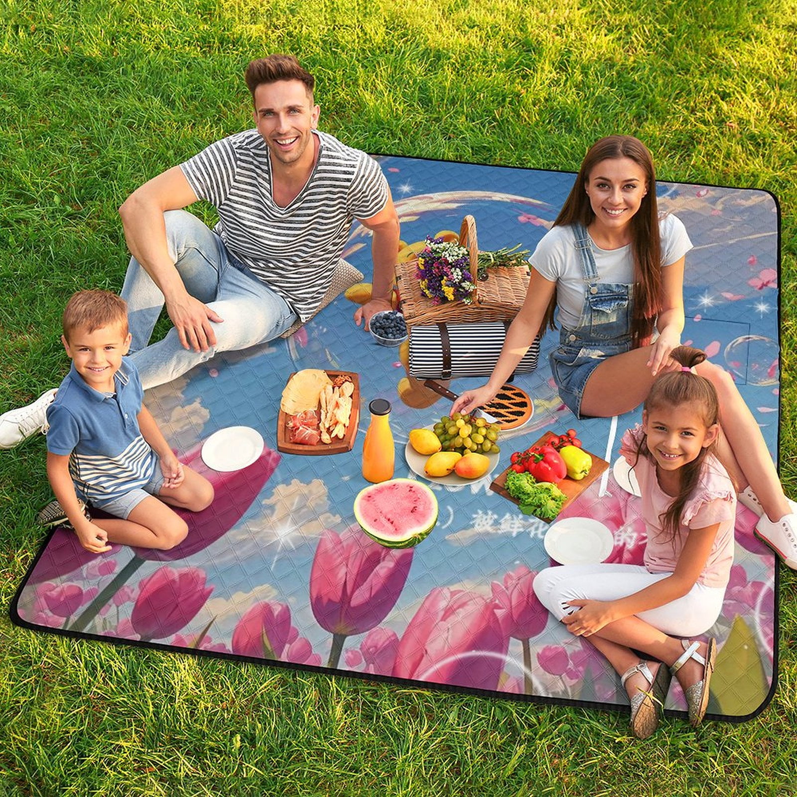 Disney&Winnie The Pooh Bubbles Picnic Blankets Extra Large - Beach ...