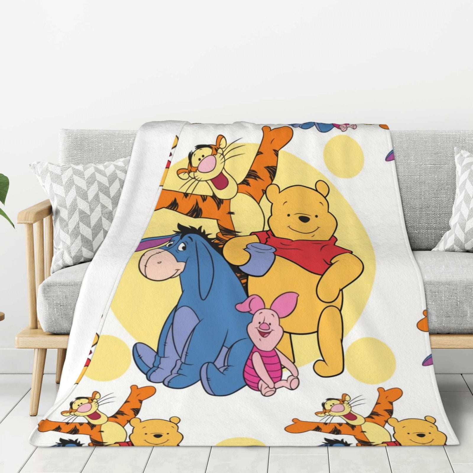 Disney&Winnie the Pooh bubbles Blanket,Throw Blanket for Kids and ...