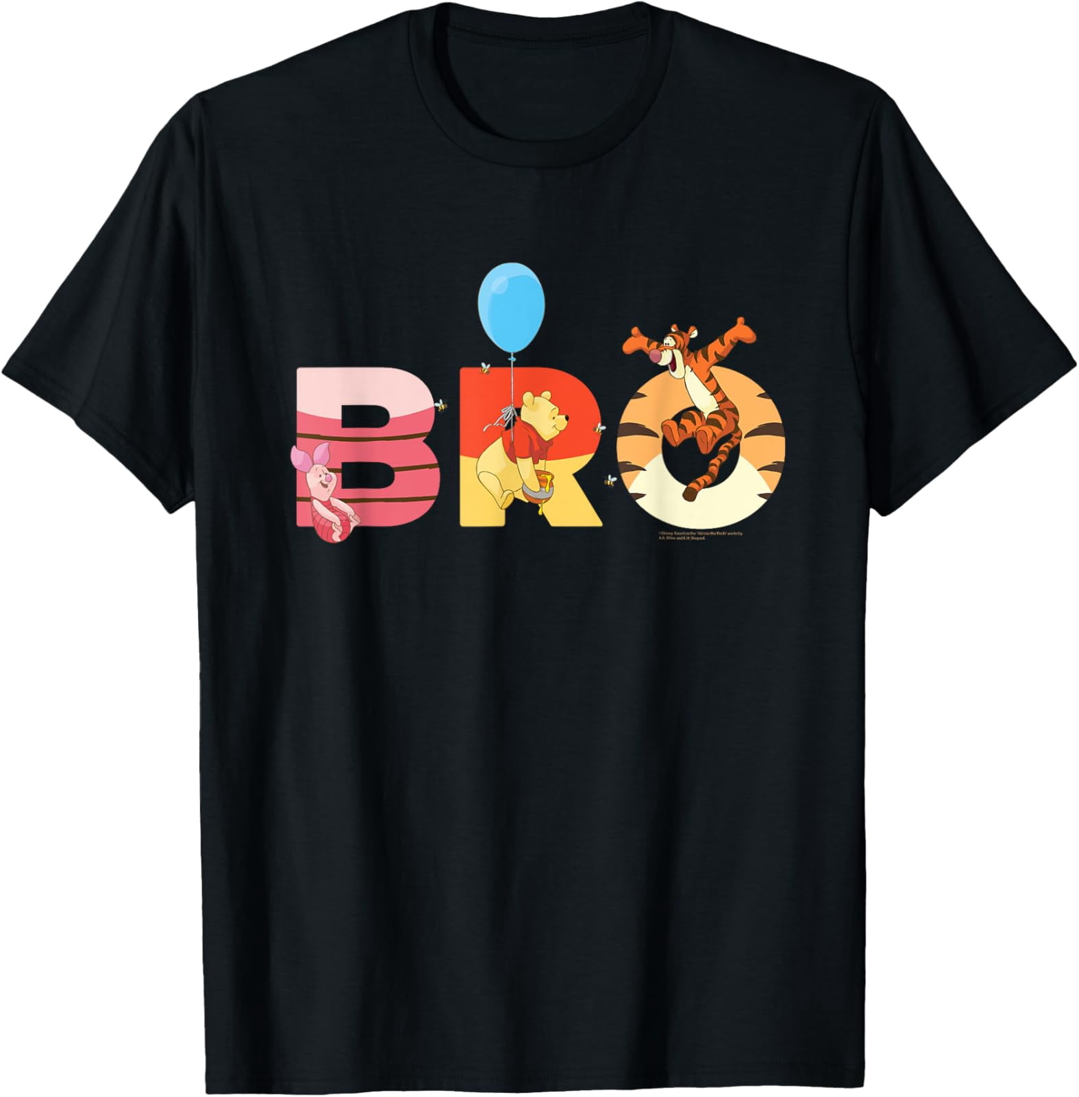 Disney Winnie The Pooh And Friends Bro Family Trip T-Shirt - Walmart.com
