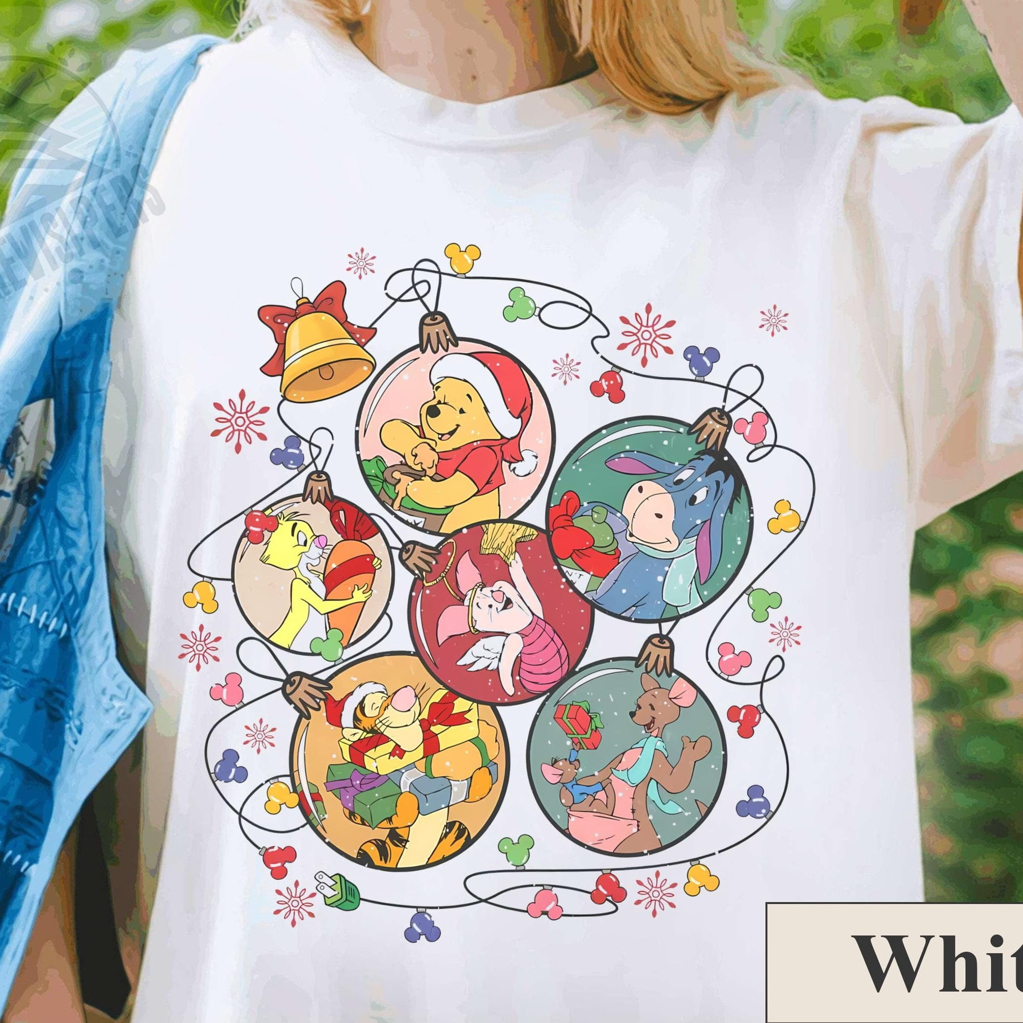 Disney Winnie The Pooh And Friends Ornament Christmas Shirt Eeyore ...