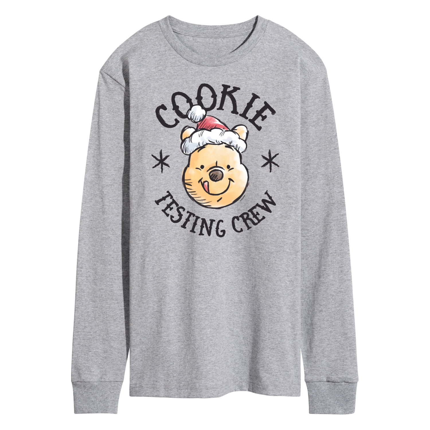 Disney Winnie The Pooh - Christmas Cookie Testing Crew - Men's Long ...