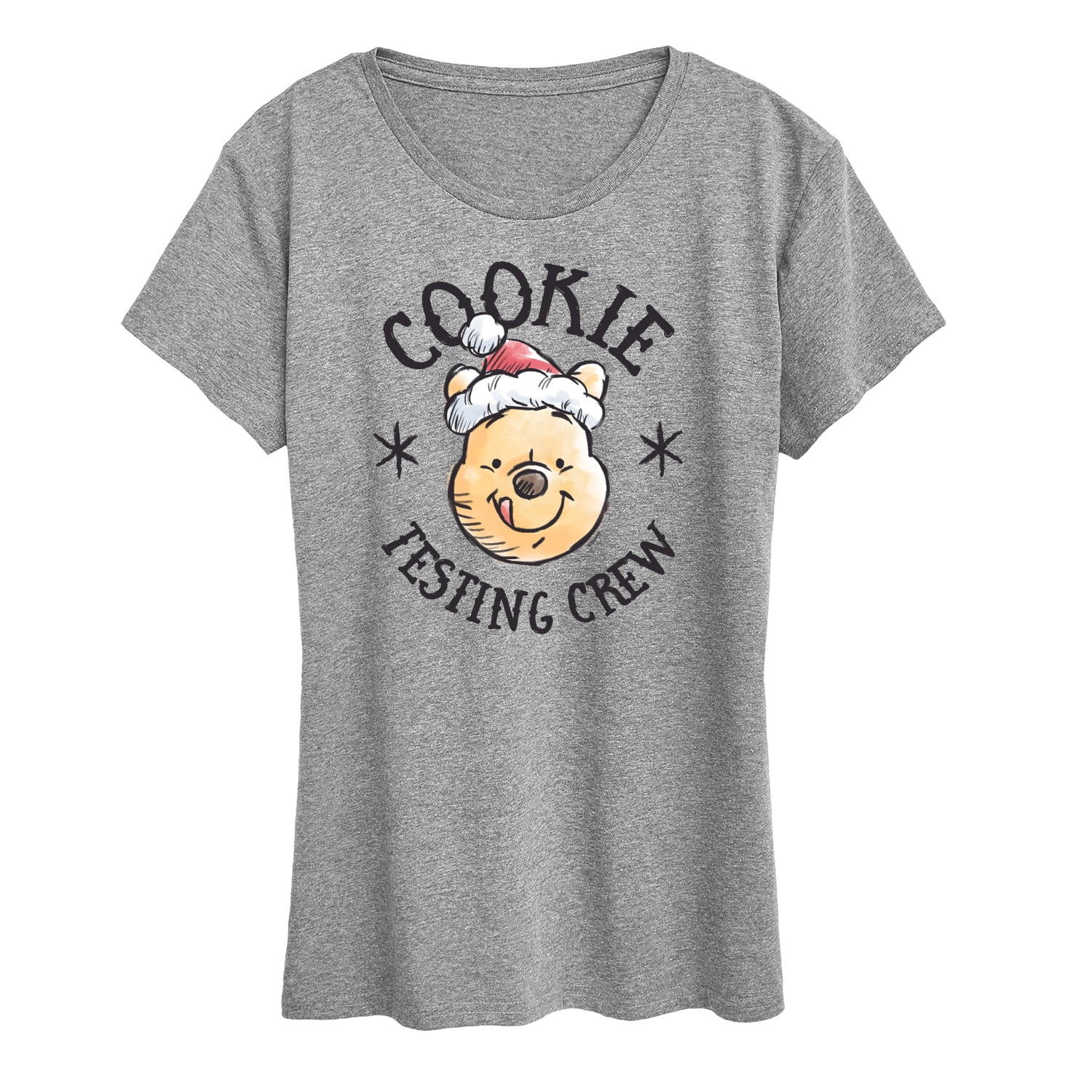 Disney Winnie The Pooh - Christmas Cookie Testing Crew - Women's Short ...