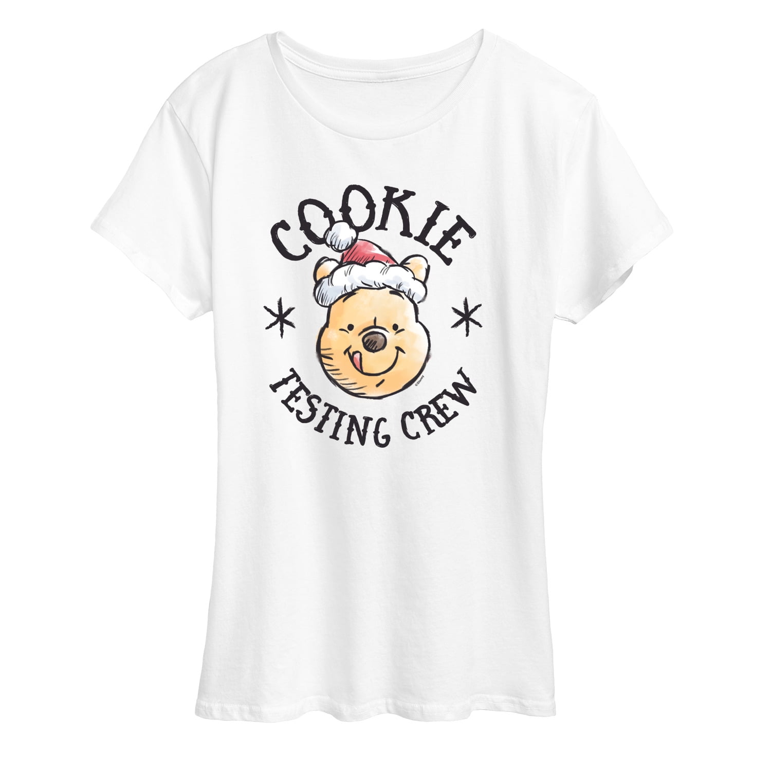 Disney Winnie The Pooh - Christmas Cookie Testing Crew - Women's Short ...