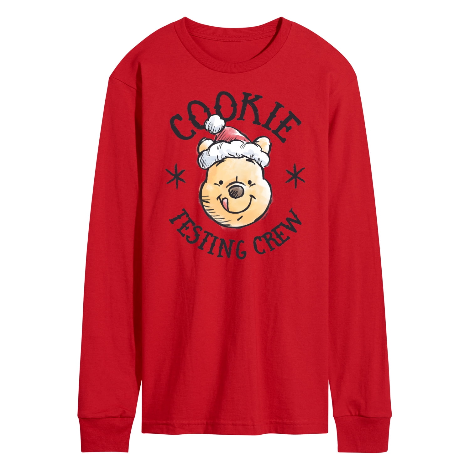 Disney Winnie The Pooh - Christmas Cookie Testing Crew - Men's Long ...