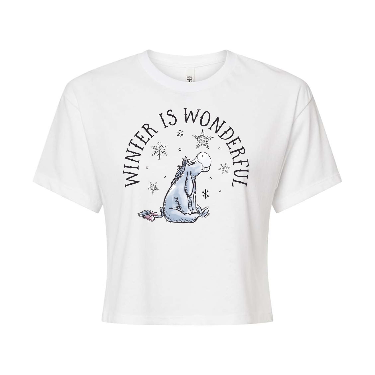 Disney Winnie The Pooh - Eeyore Winter Is Wonderful Christmas - Juniors ...