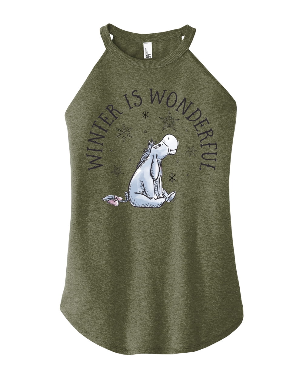 Disney Winnie The Pooh - Eeyore Winter Is Wonderful Christmas - Juniors ...