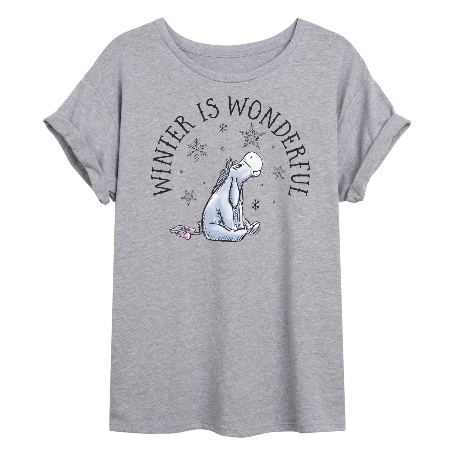 Disney Winnie The Pooh - Eeyore Winter Is Wonderful Christmas - Women's ...
