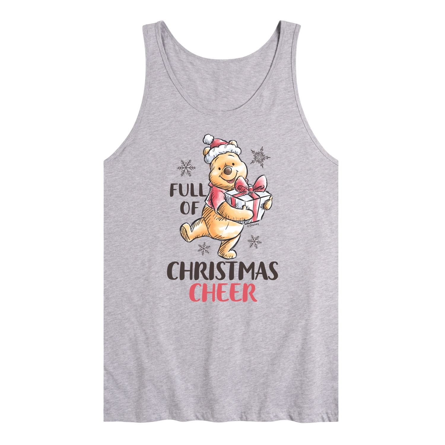 Disney Winnie The Pooh - Full of Christmas Cheer - Men's Jersey Tank ...