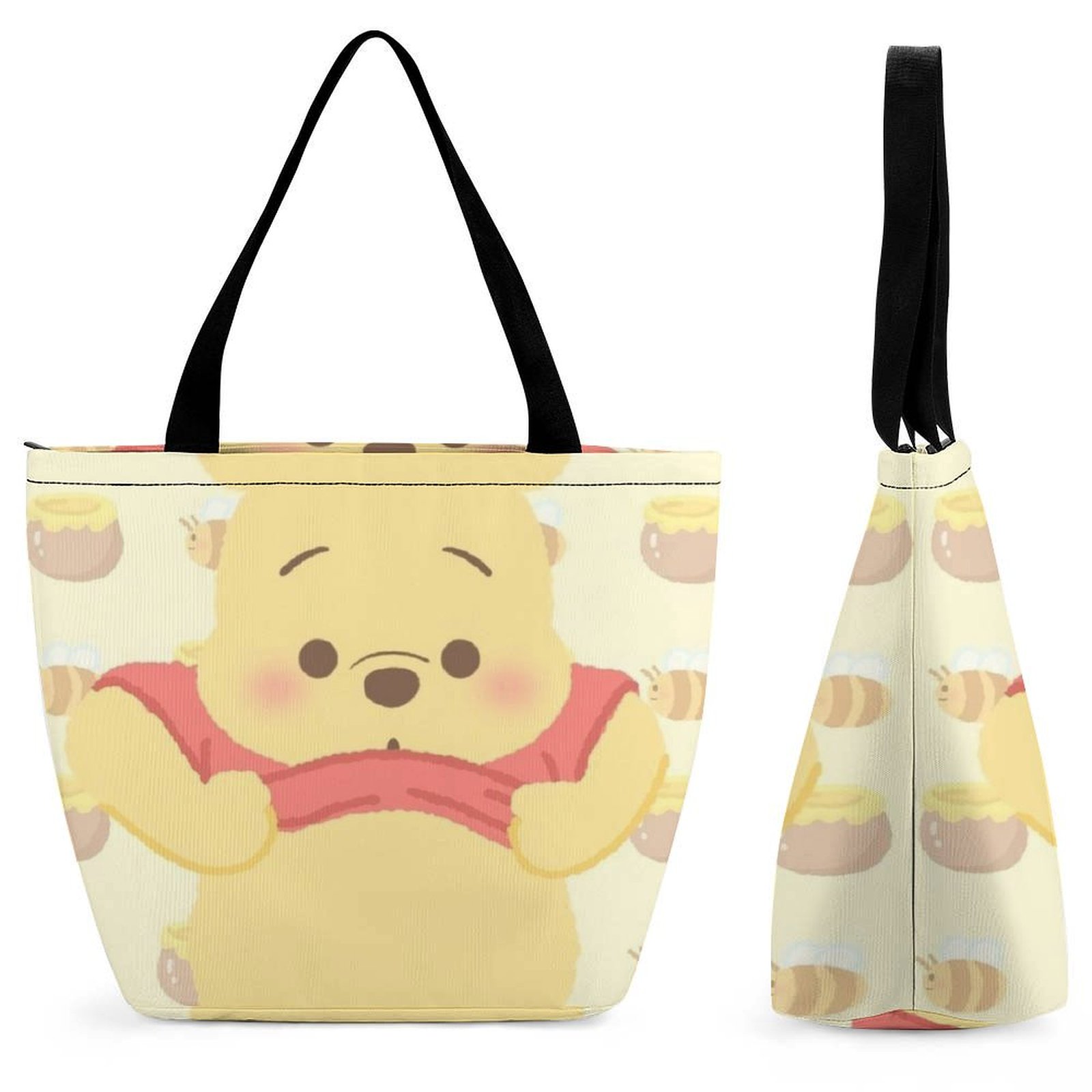 Disney Winnie The Pooh Large Vacation Theme Park Purse, Travel Bag, Gym ...