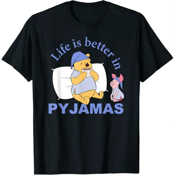 Disney Winnie The Pooh Life Is Better In Sleepover T-Shirt - Walmart.com