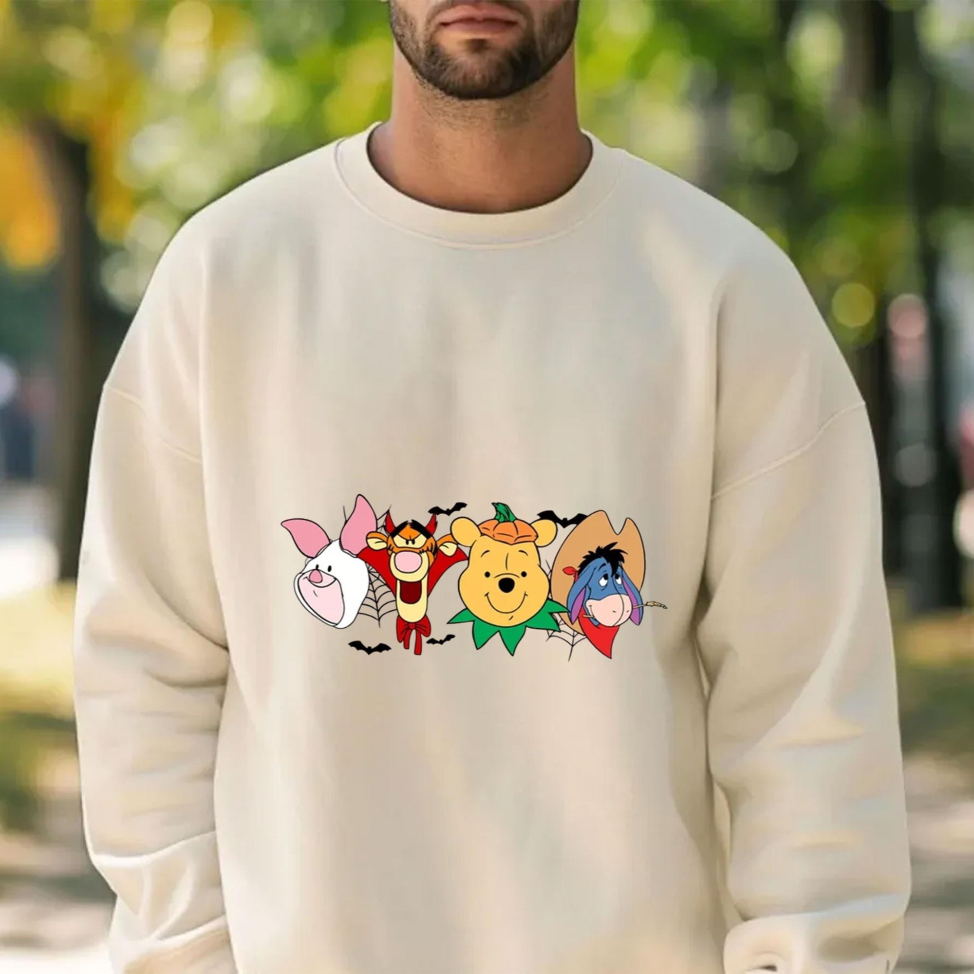 Disney Winnie The Pooh Portrait Halloween sweat shirt New - Walmart.com
