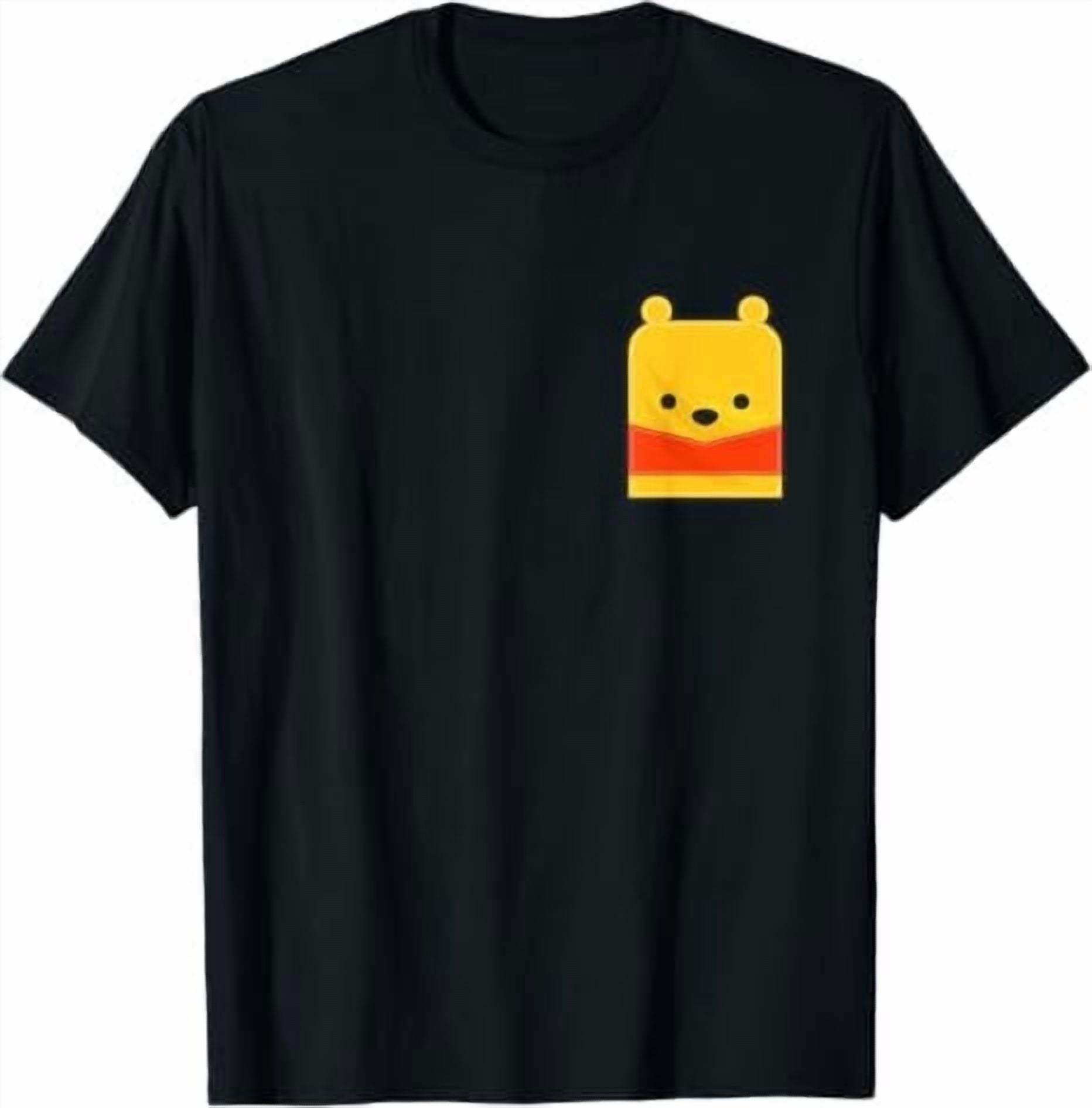 Disney Winnie The Pooh Small Block Character Faux Pocket Honey Bear T ...