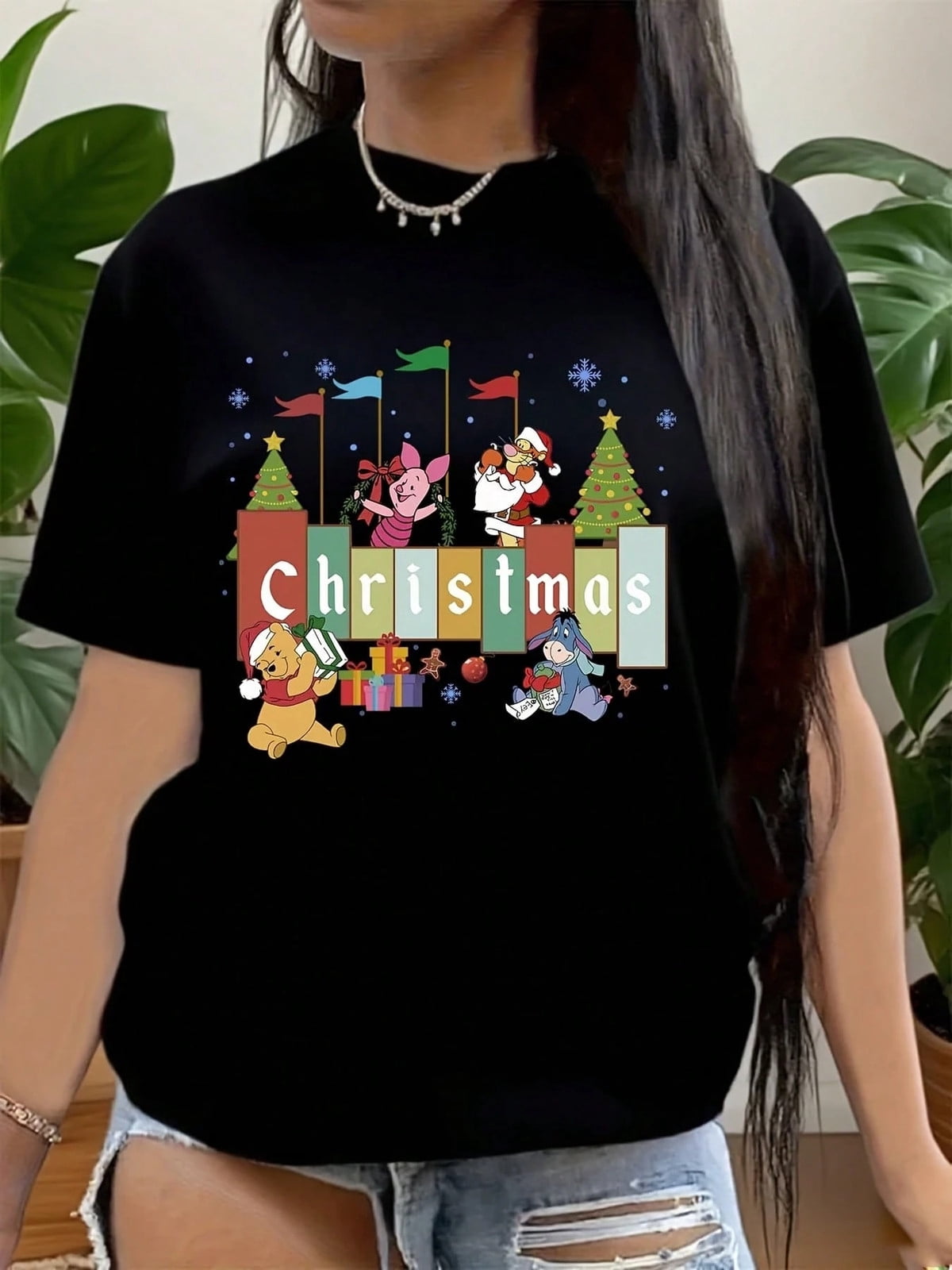 Disney Winnie The Pooh Thinking Pose Silly Old Bear Forest Nature T ...