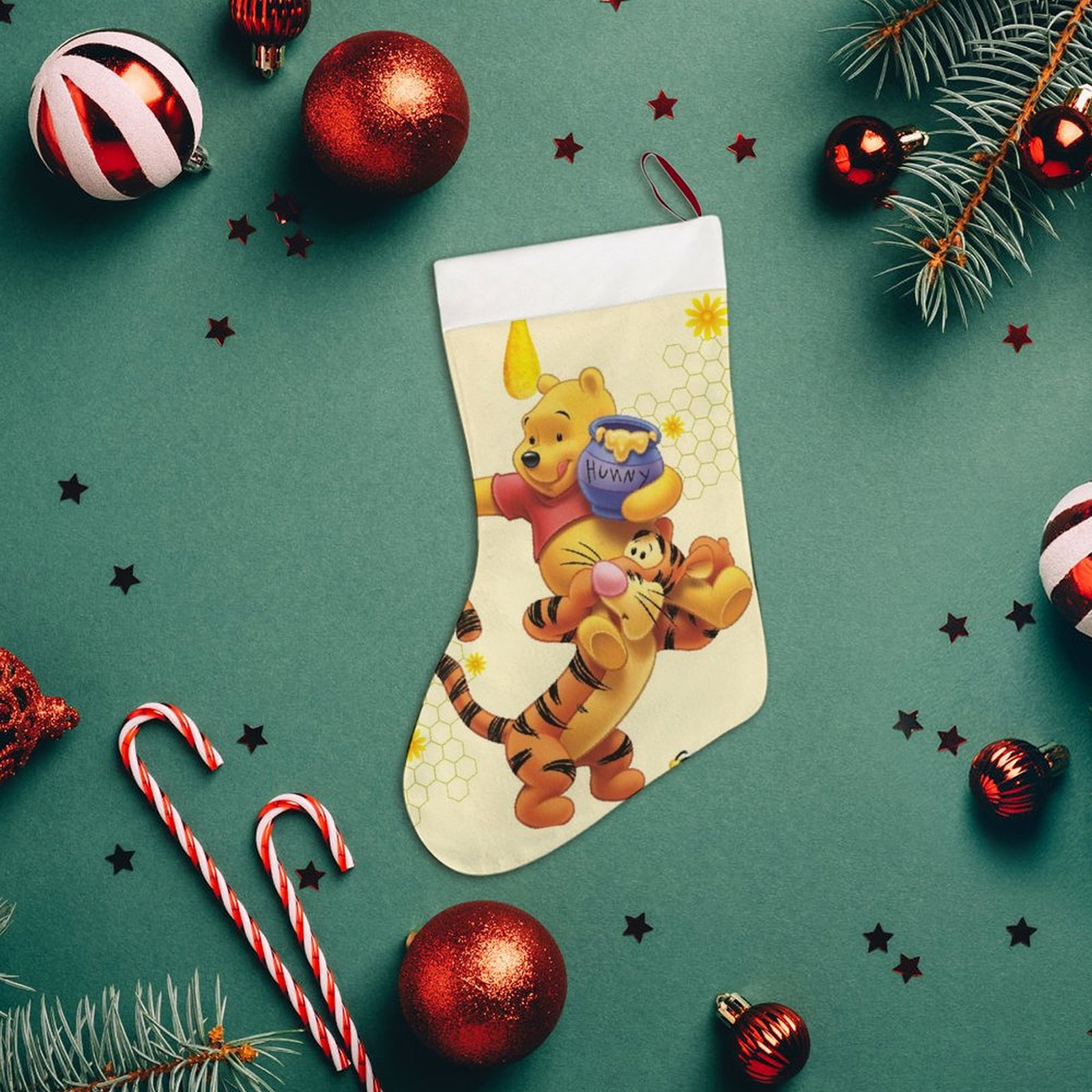 Disney&Winnie The Pooh Tigger Christmas Stocking Personalized Large ...