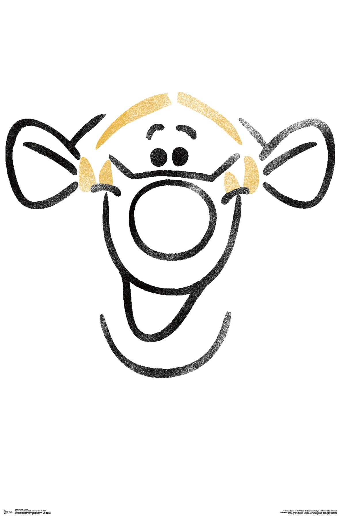 Disney Winnie The Pooh - Tigger - Face Wall Poster, 22.375" x 34 ...