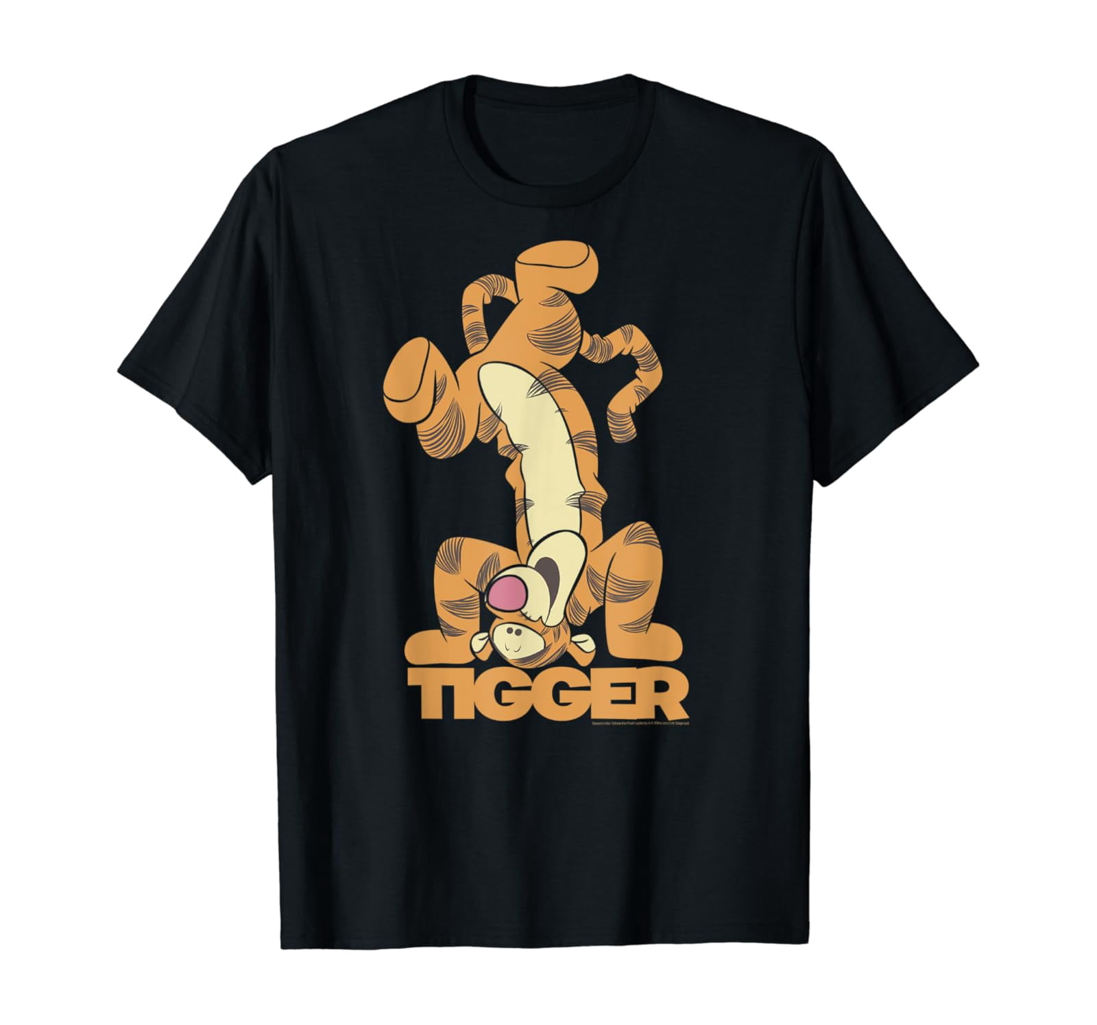 Disney Winnie The Pooh Tigger Upside Down Portrait T-Shirt - Walmart.com