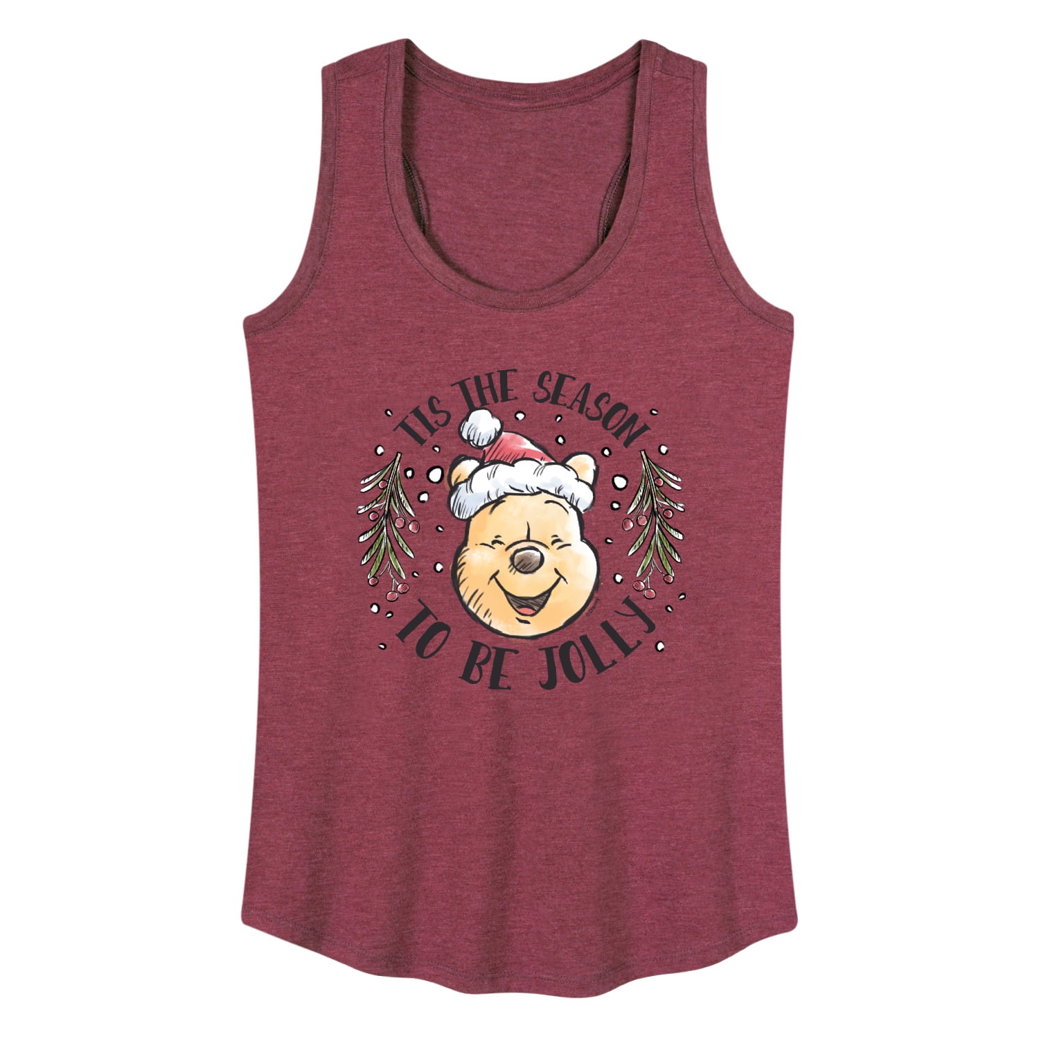 Disney Winnie The Pooh - Tis The Season To Be Jolly Christmas - Women's ...