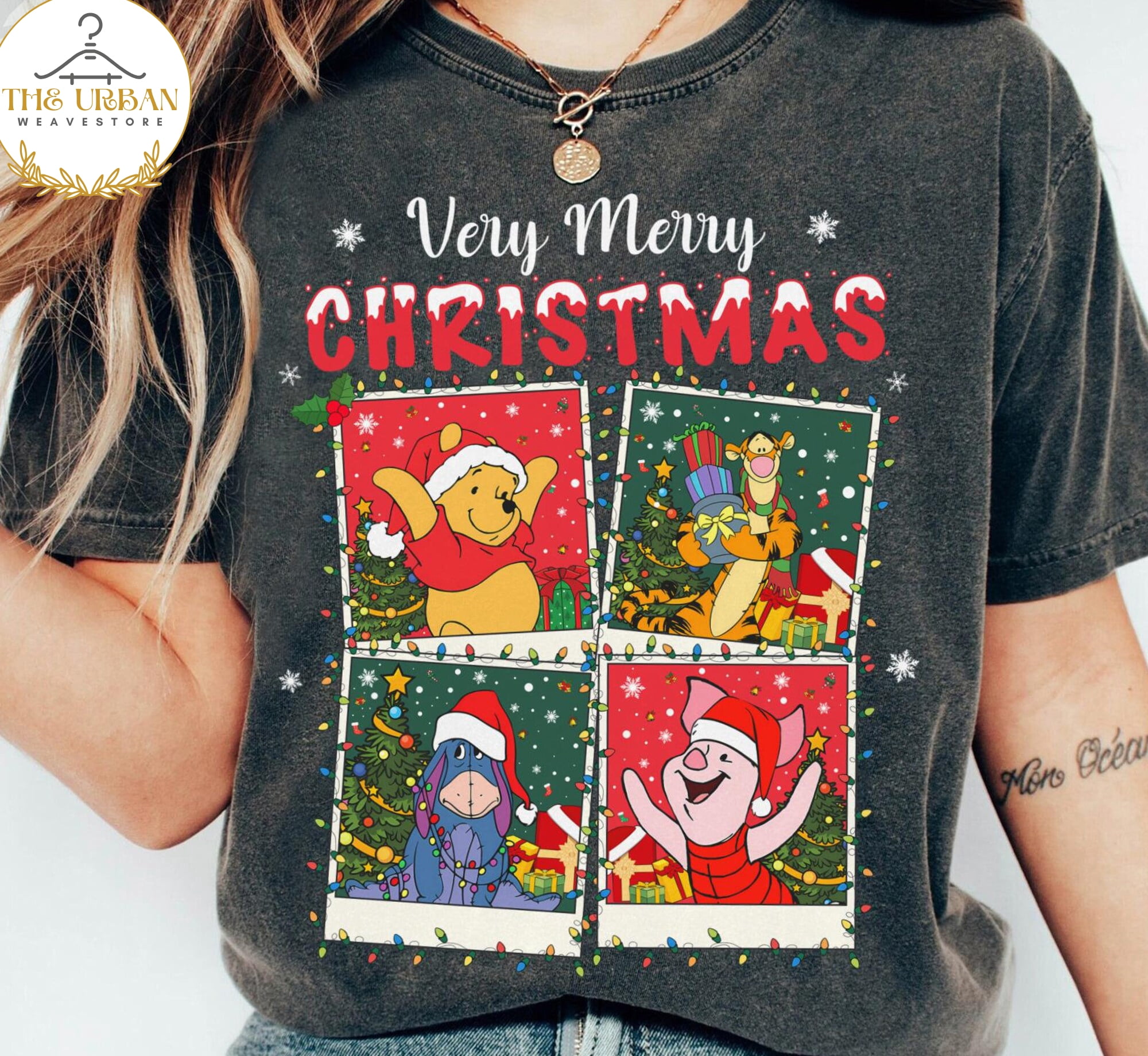 Disney Winnie The Pooh Very Merry Christmas Shirt Pooh And Friends T ...