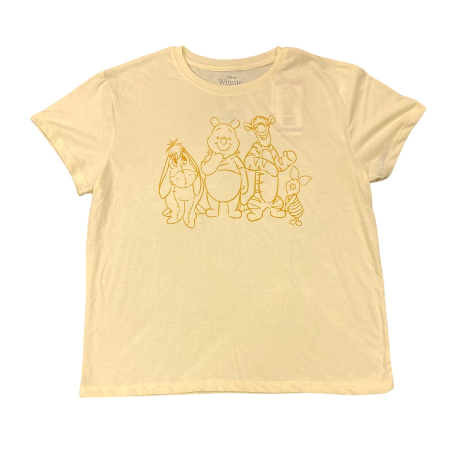 Disney Winnie The Pooh Women's Soft Short Sleeve Graphic Print T-Shirt ...
