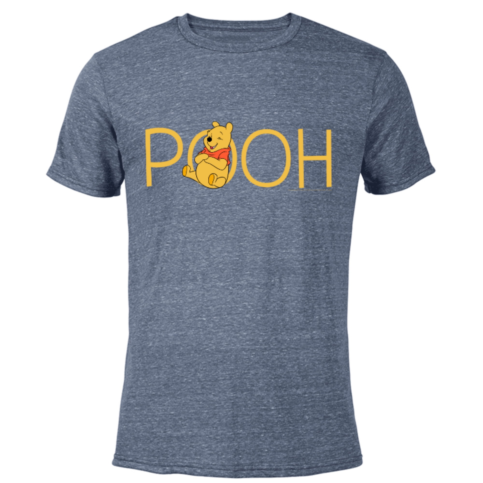 Disney Winnie the Pooh Classic Lettering - Short Sleeve Blended T-Shirt ...