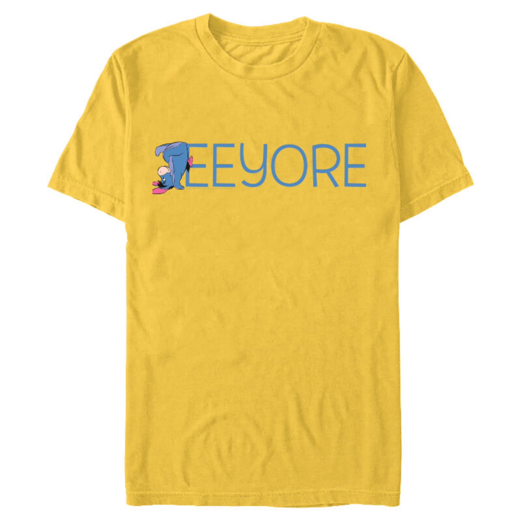 Disney Winnie the Pooh Eeyore Classic Lettering - Short Sleeve Blended ...
