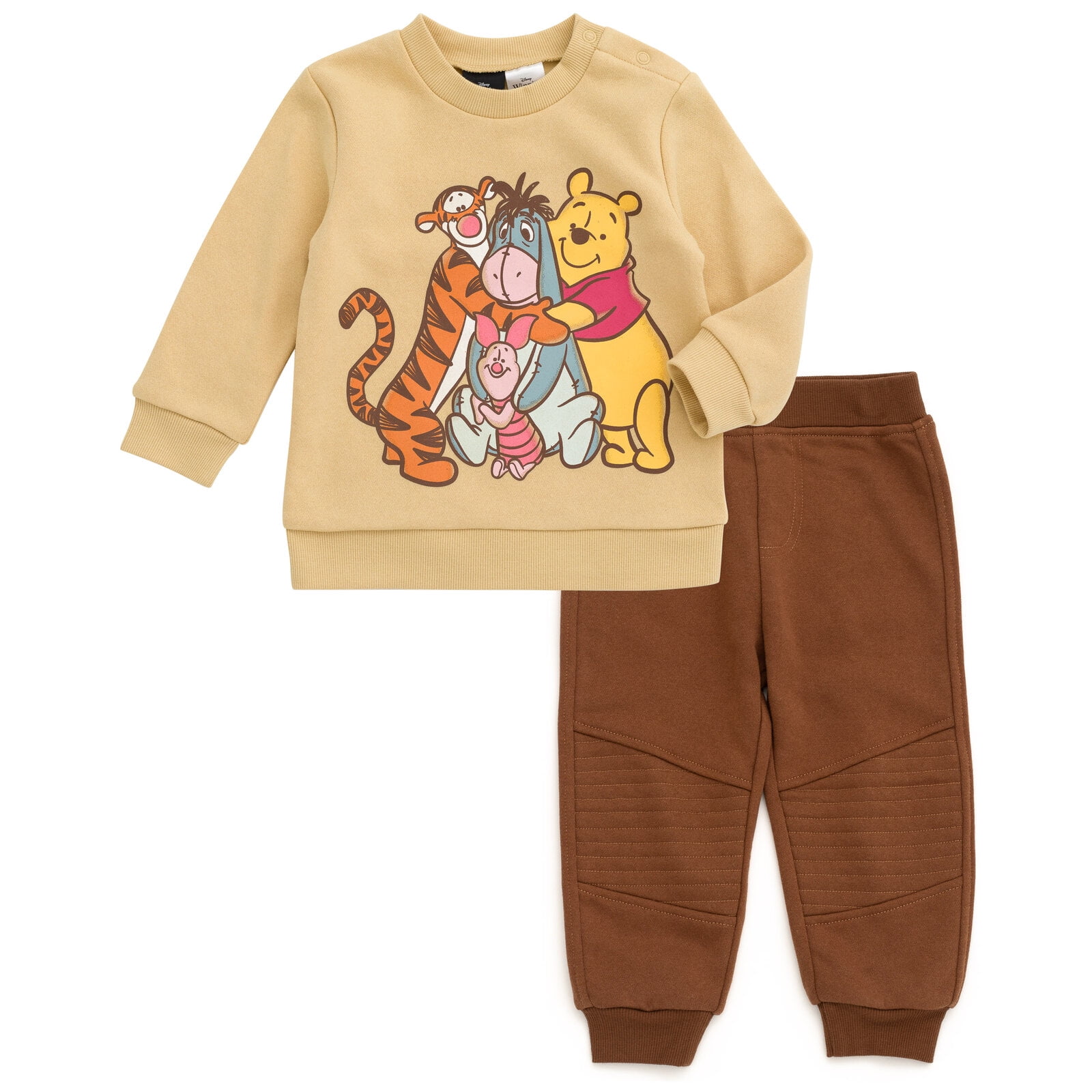 Disney Winnie the Pooh Eeyore Tigger Fleece Sweatshirt and Jogger Pants ...