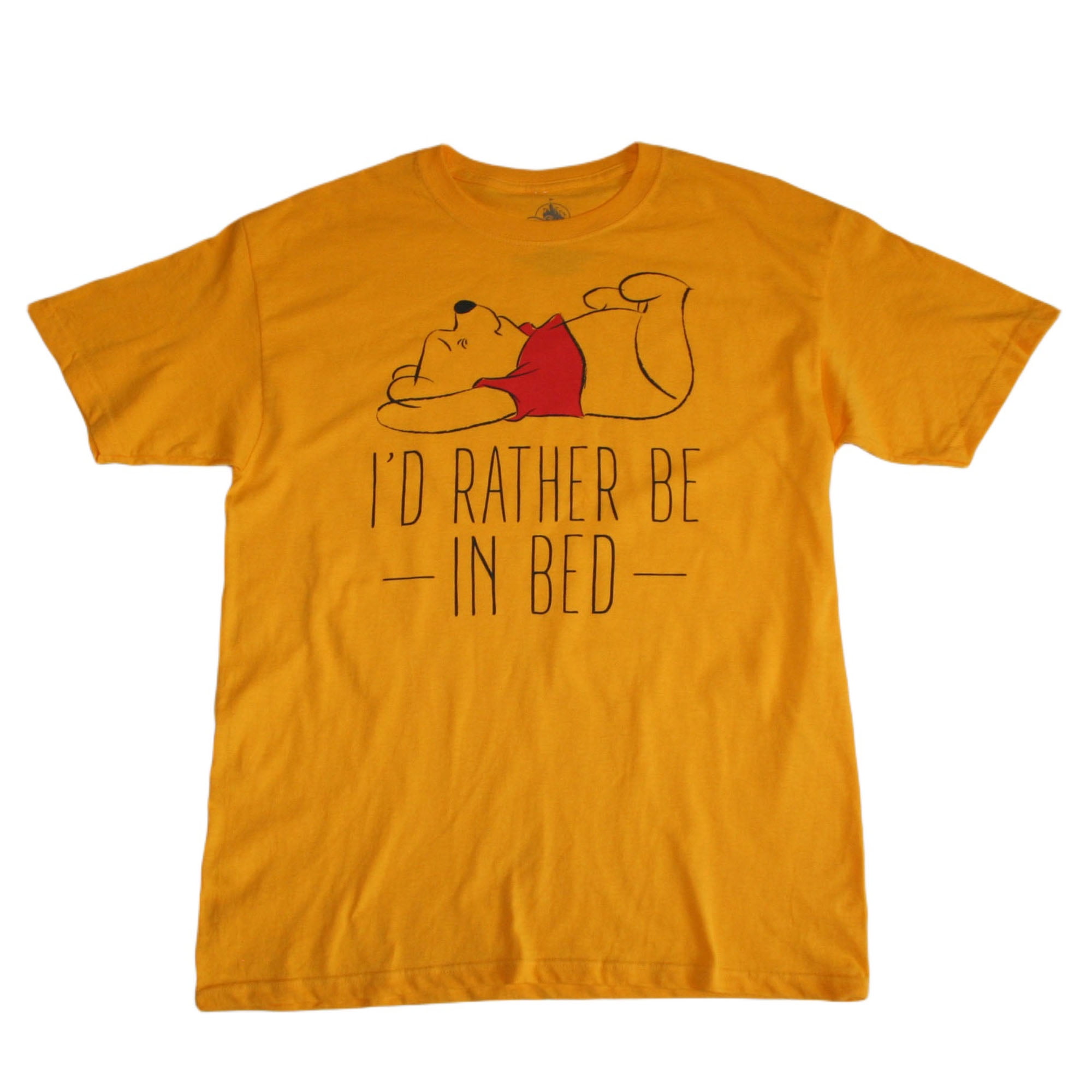Disney Winnie the Pooh I'd Rather Be In Bed Men's T-Shirt Size Medium - Walmart.com