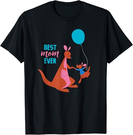 Disney Winnie the Pooh Kanga and Roo Best Mom Ever T-Shirt - Walmart.com