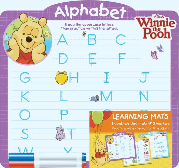 Disney Winnie the Pooh: Learning Mats (Other) - Walmart.com