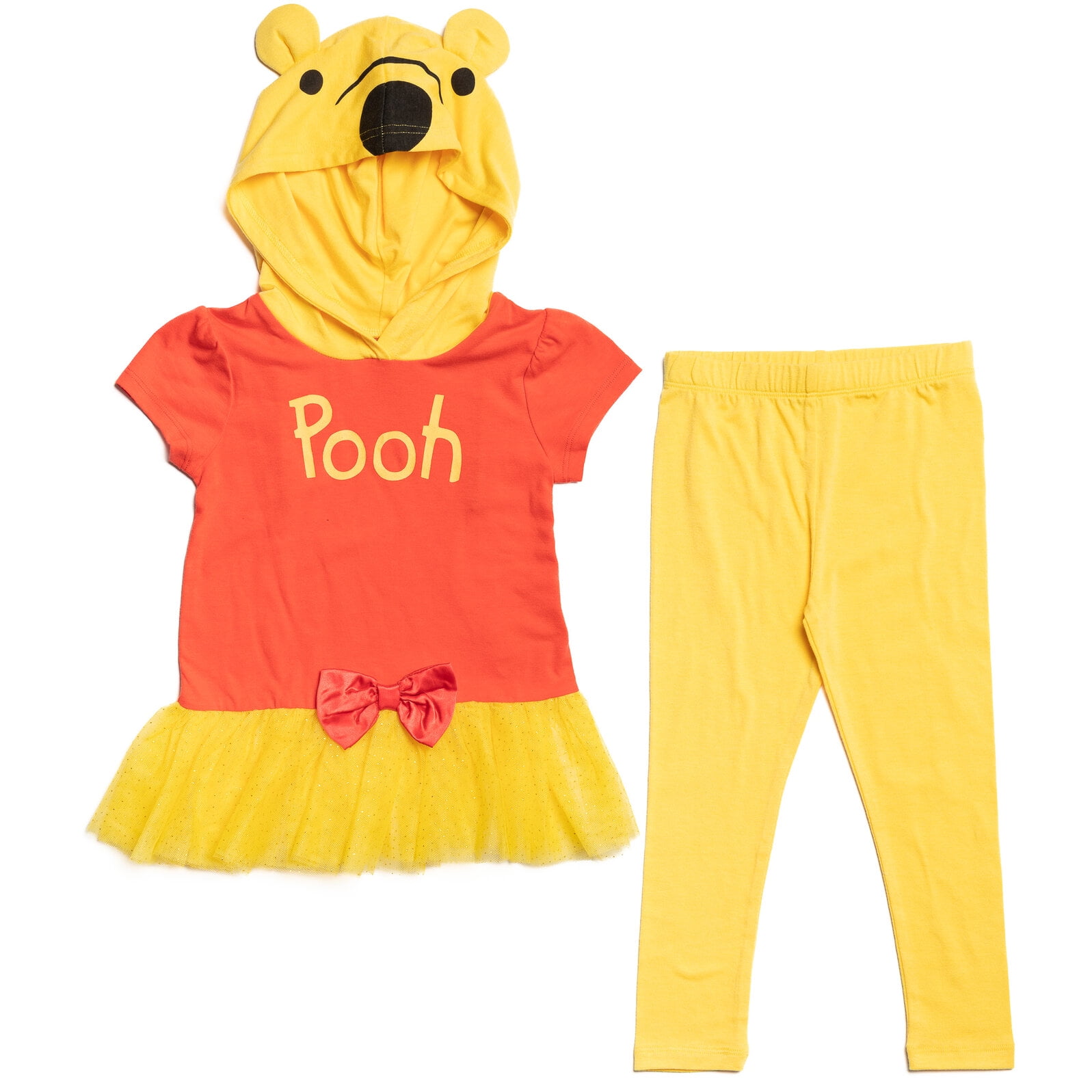 Disney Winnie the Pooh Little Girls Tunic Peplum T-Shirt and Leggings ...