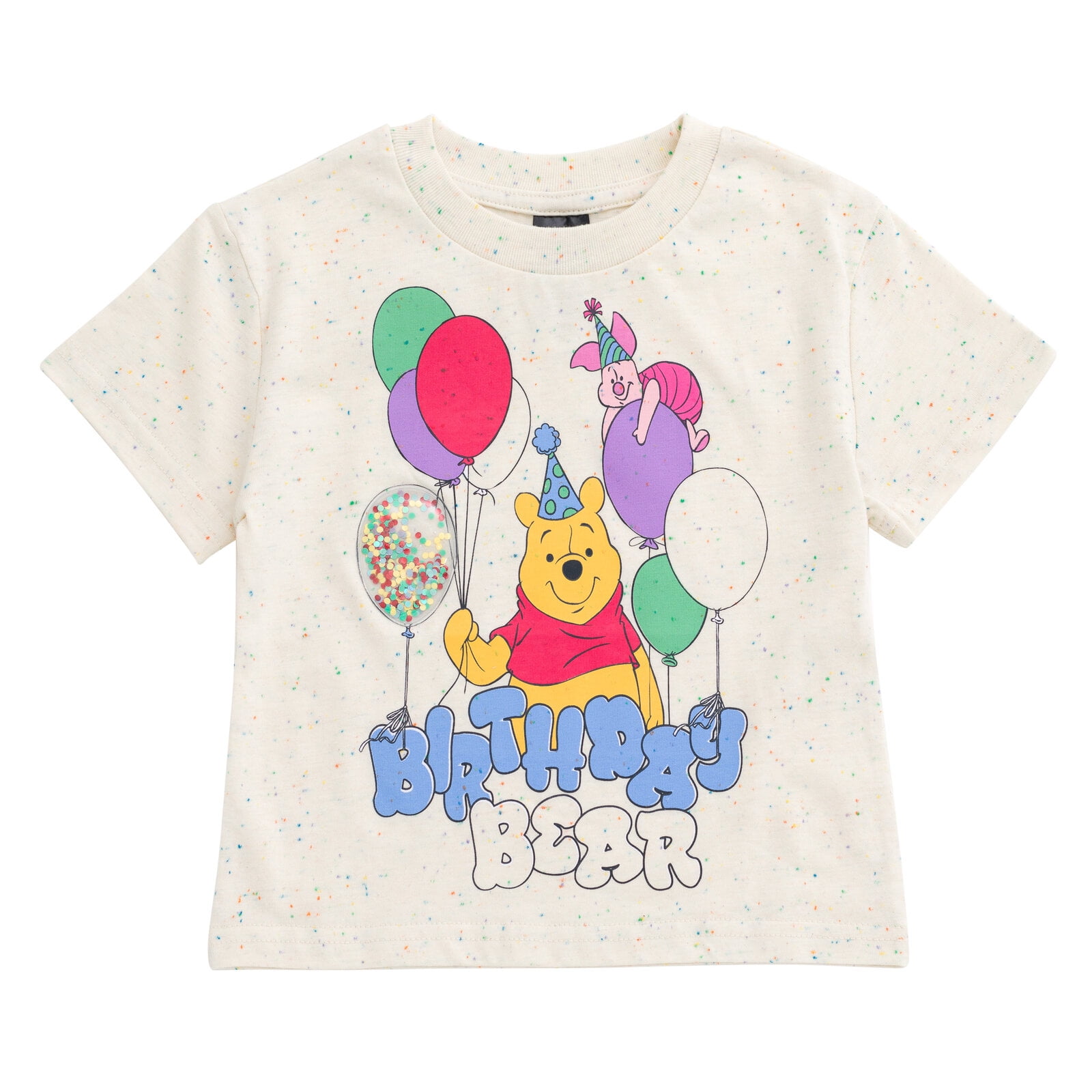 Disney Winnie the Pooh Piglet Birthday Drop Shoulder T-Shirt Infant to ...