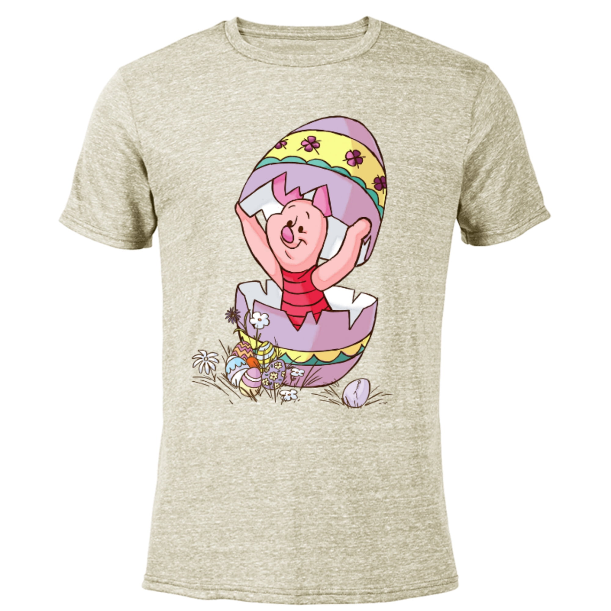 Disney Winnie the Pooh Piglet Easter Egg - Short Sleeve Blended T-Shirt ...