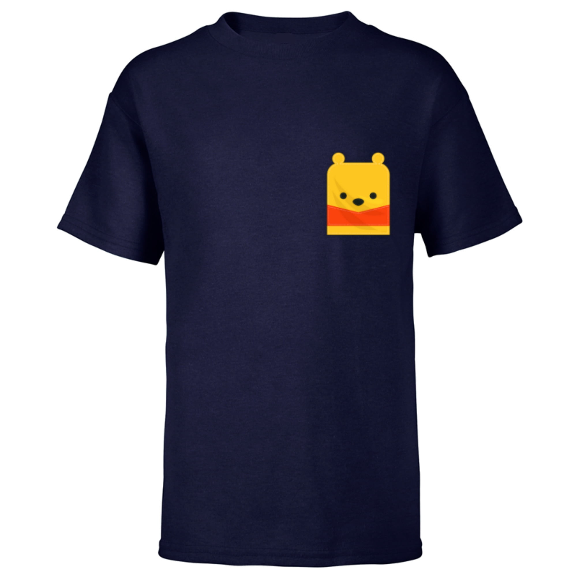 Disney Winnie the Pooh Small Block Character Pocket - Short Sleeve T ...