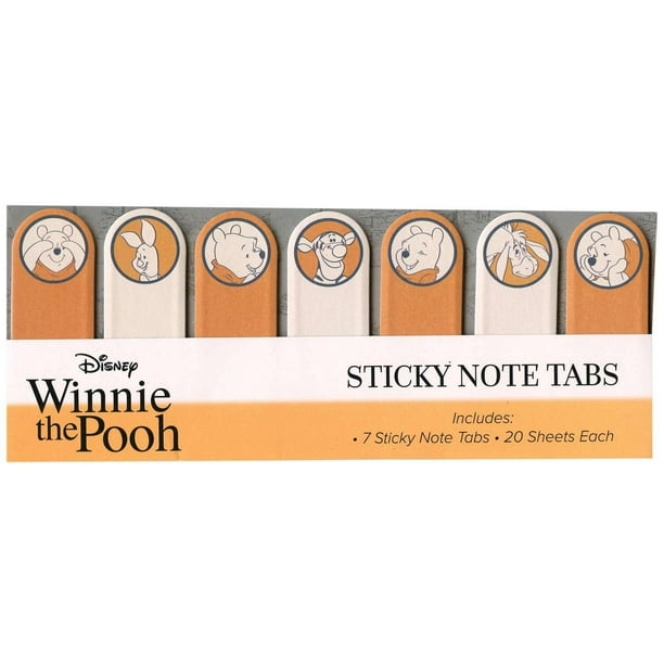 Disney Winnie the Pooh Sticky Note Tabs - Walmart Business Supplies