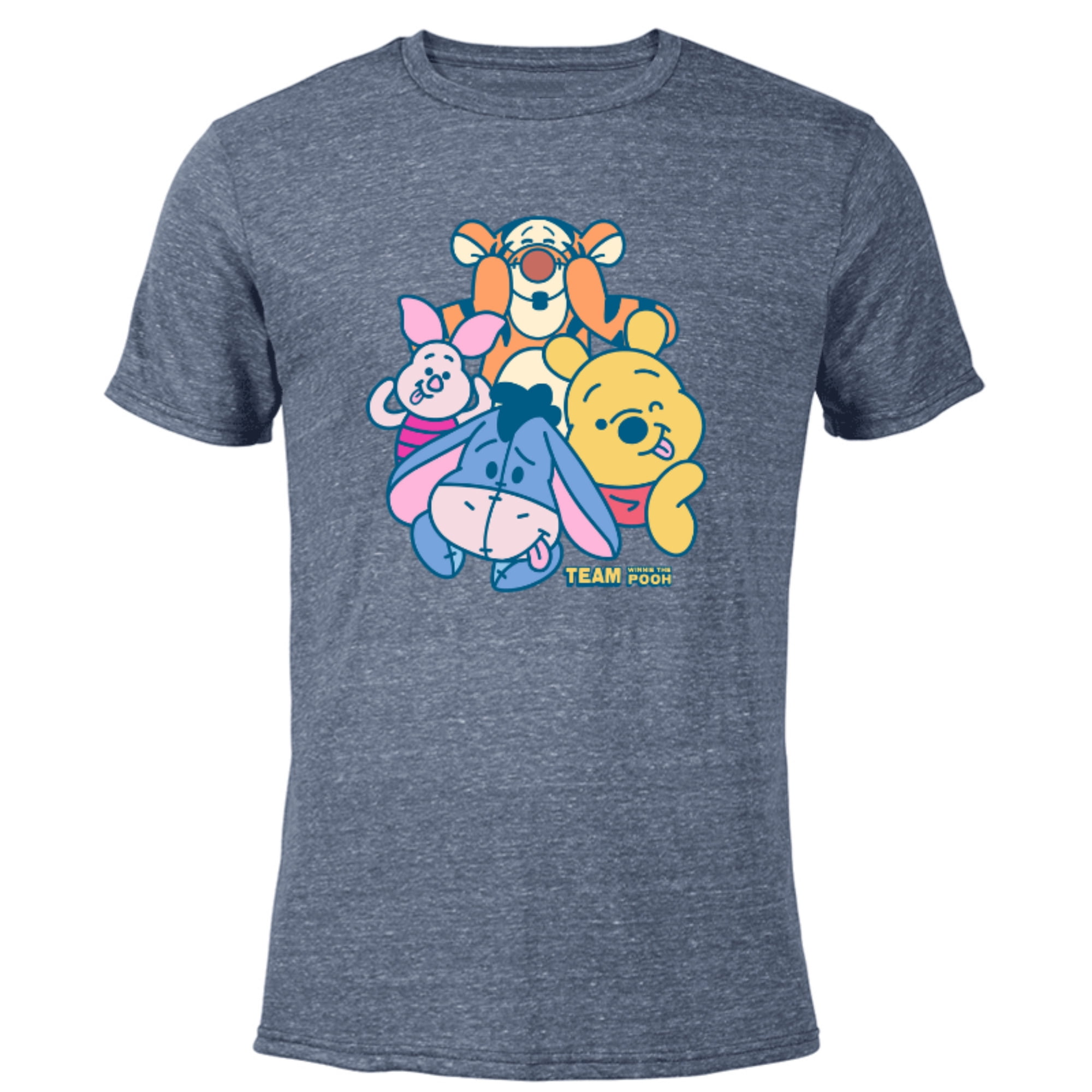 Disney Winnie the Pooh Team - Short Sleeve Blended T-Shirt for Adults ...