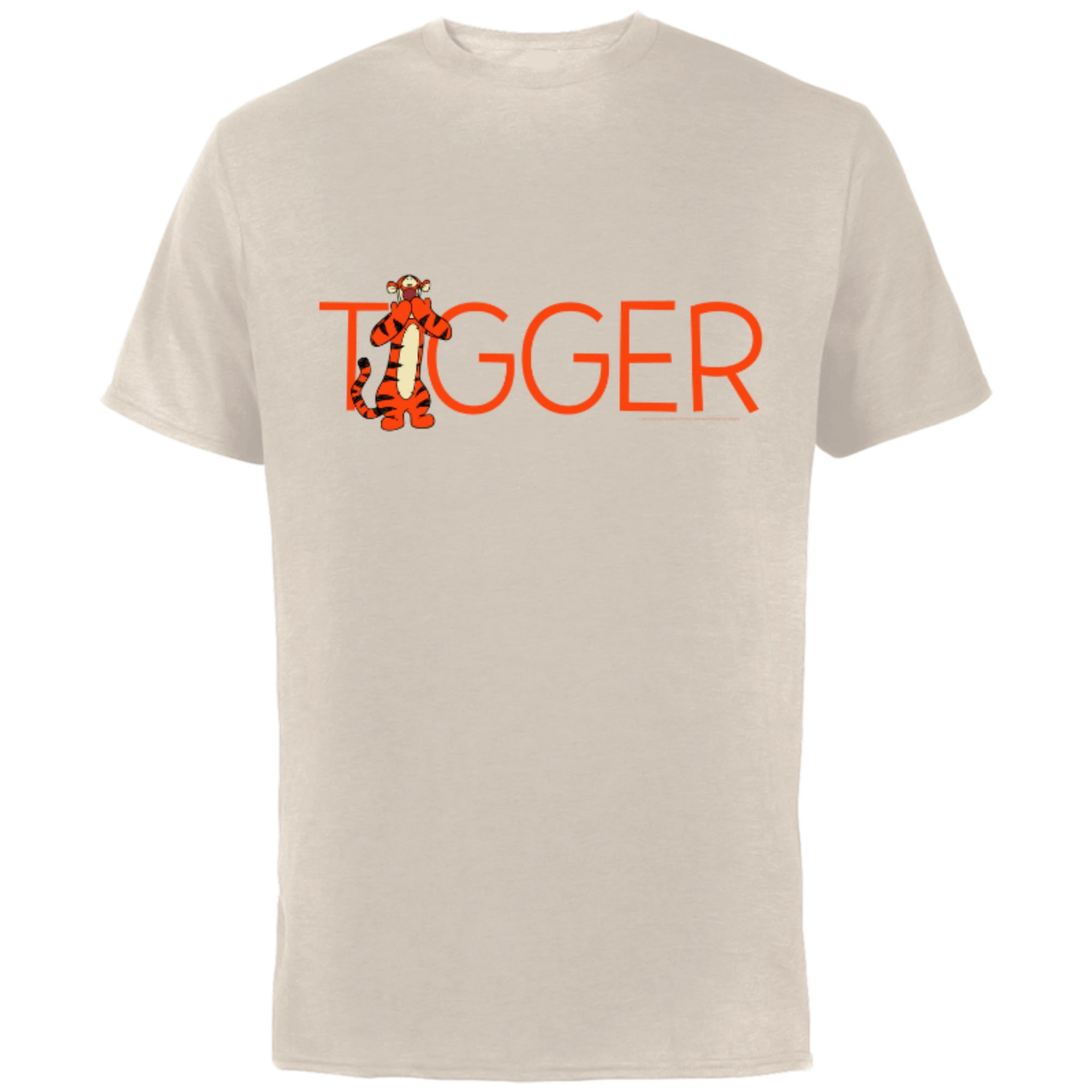 Disney Winnie the Pooh Tigger Classic Lettering - Short Sleeve Cotton T ...