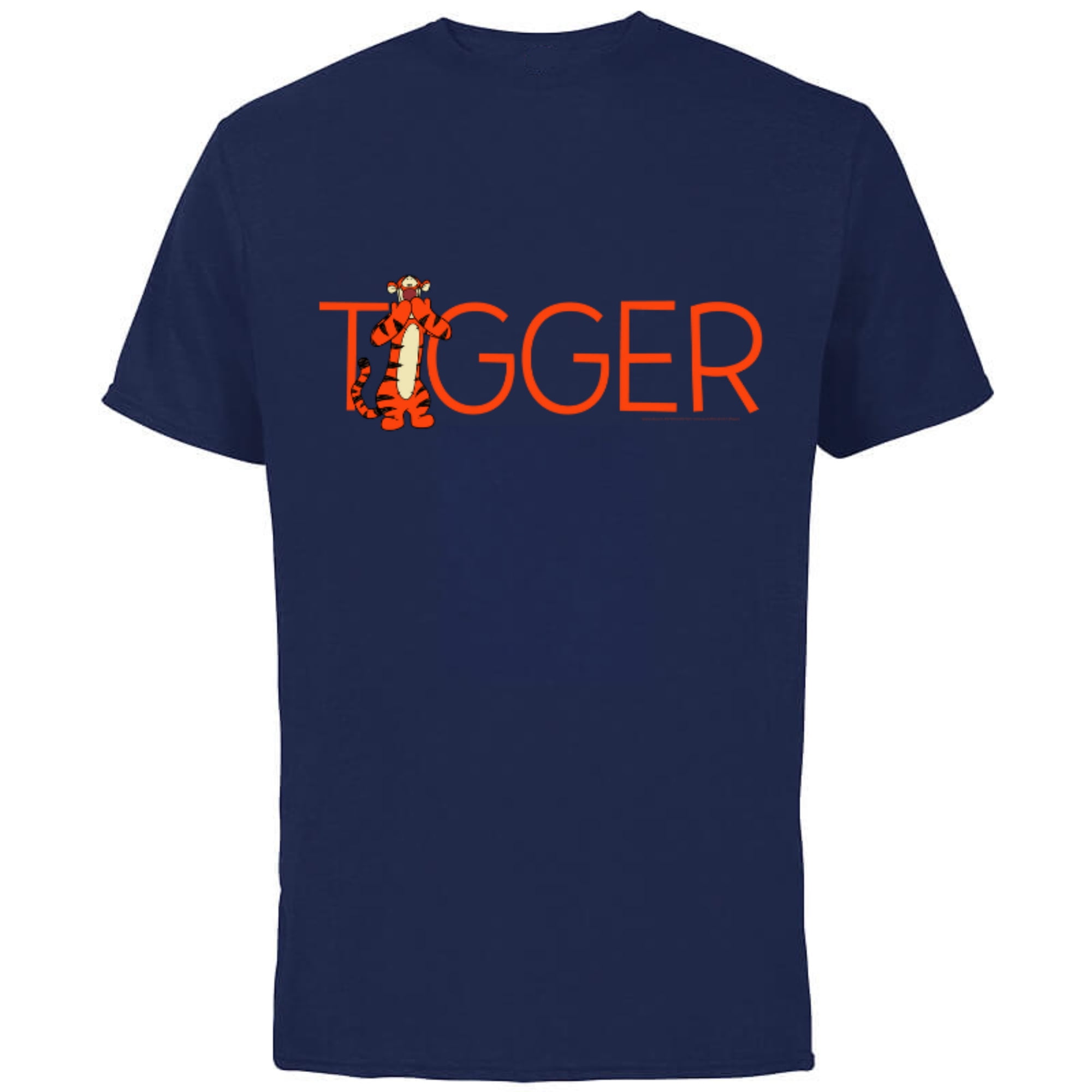 Disney Winnie the Pooh Tigger Classic Lettering - Short Sleeve Cotton T ...