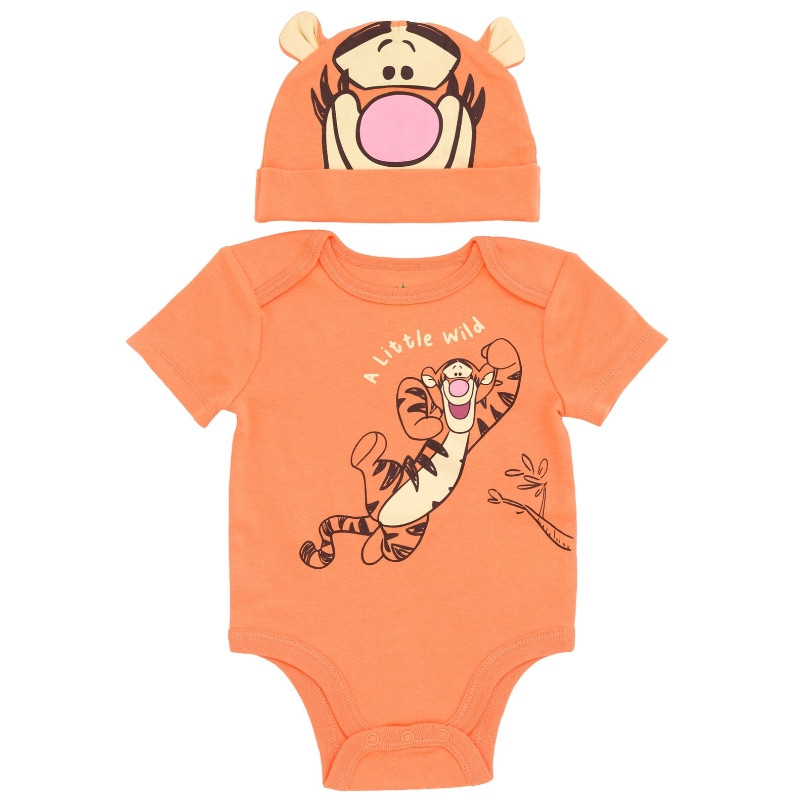 Disney Winnie the Pooh Tigger Cosplay Bodysuit and Hat Set Newborn to ...