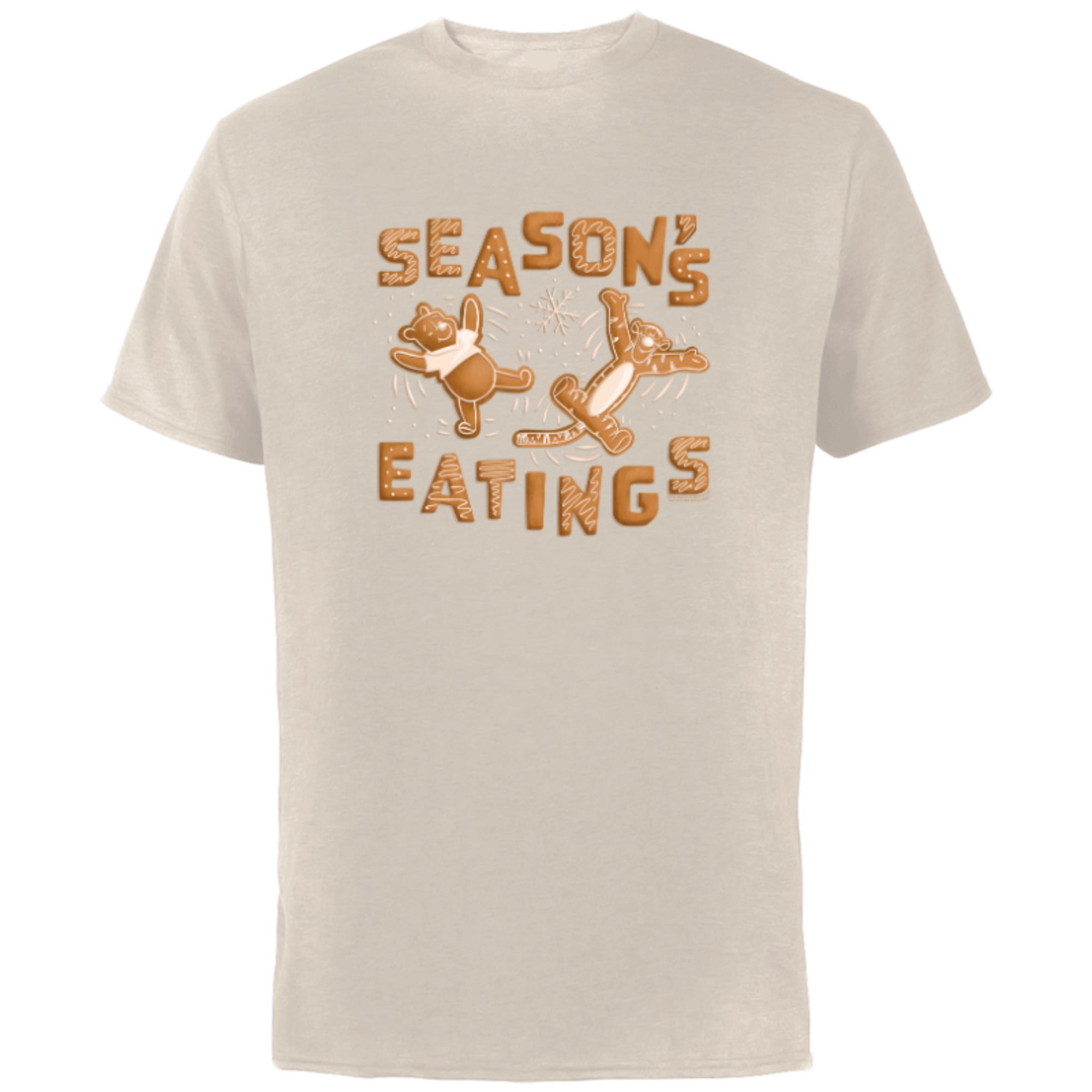 Disney Winnie the Pooh Tigger Gingerbread Season’s Eatings - Short Sleeve Cotton T-Shirt for ...