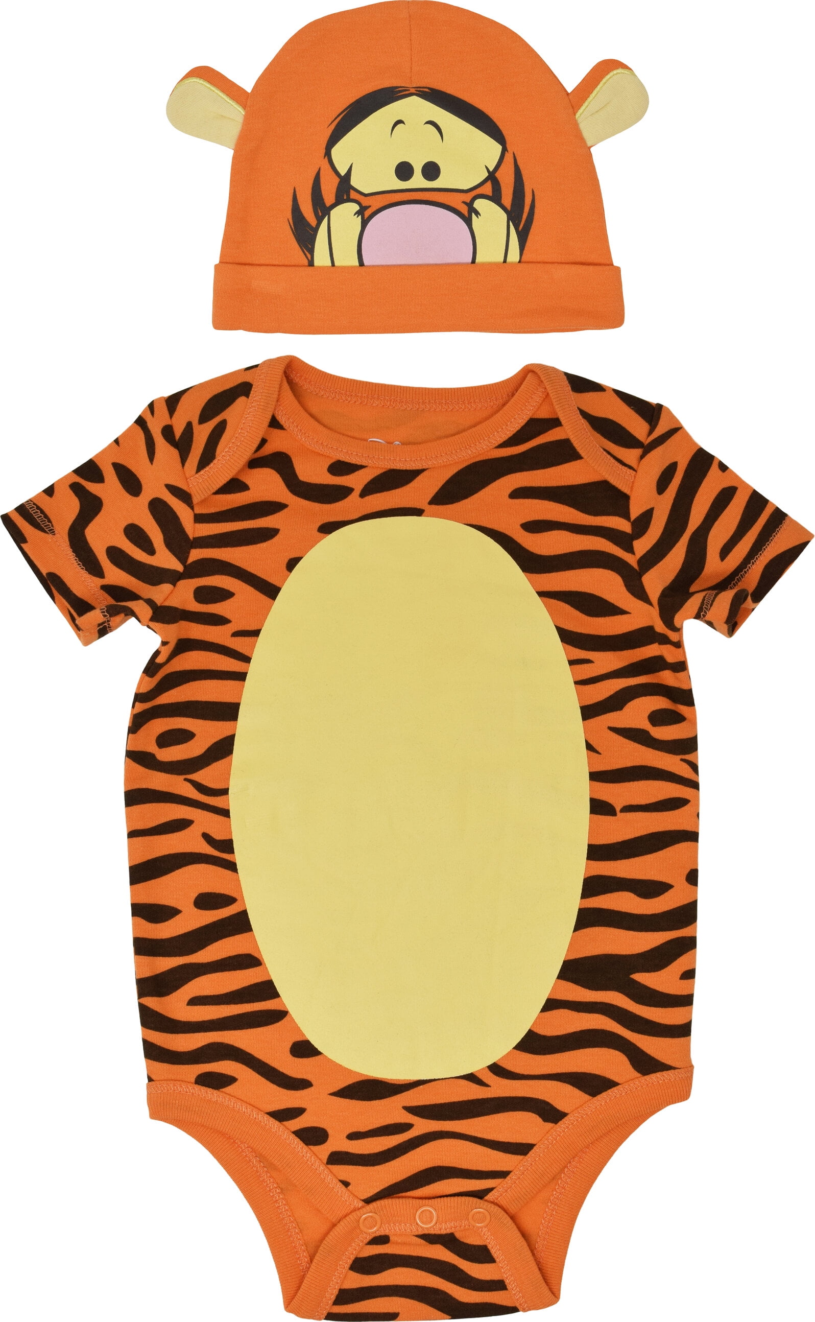 Disney Winnie the Pooh Tigger Infant Cosplay Bodysuit and Hat Set ...