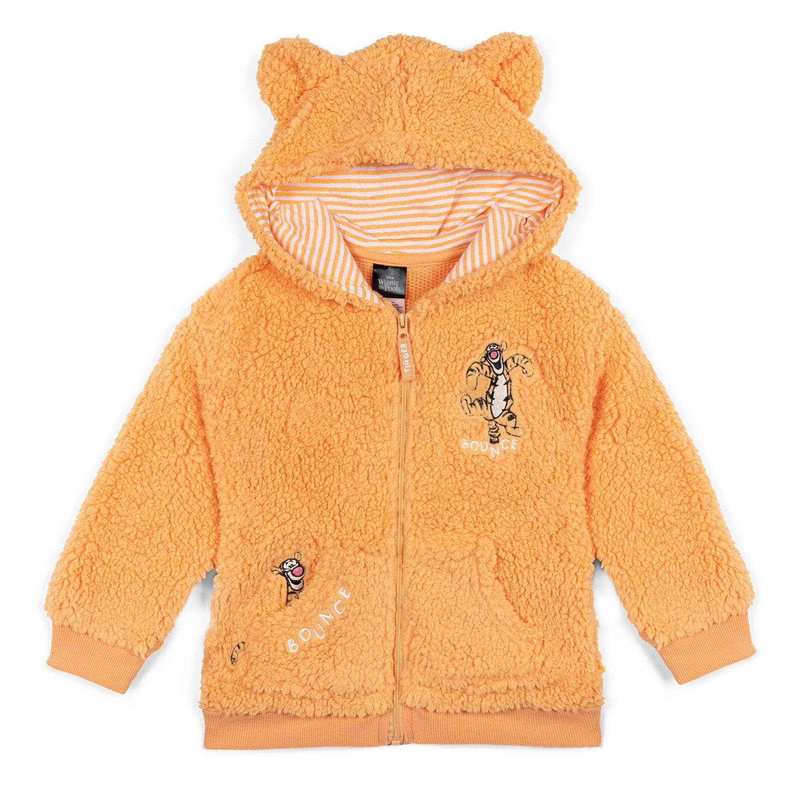 Disney Winnie the Pooh Tigger Newborn Baby Boys Cozy Sherpa Zip Up ...