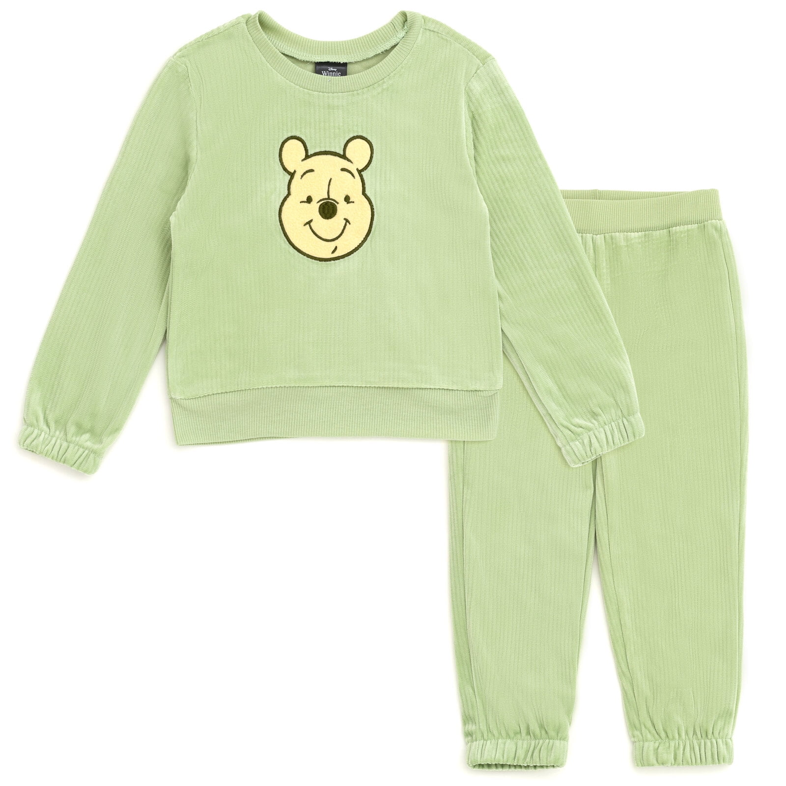 Disney Winnie the Pooh Velour Sweatshirt and Jogger Pants Outfit Set ...