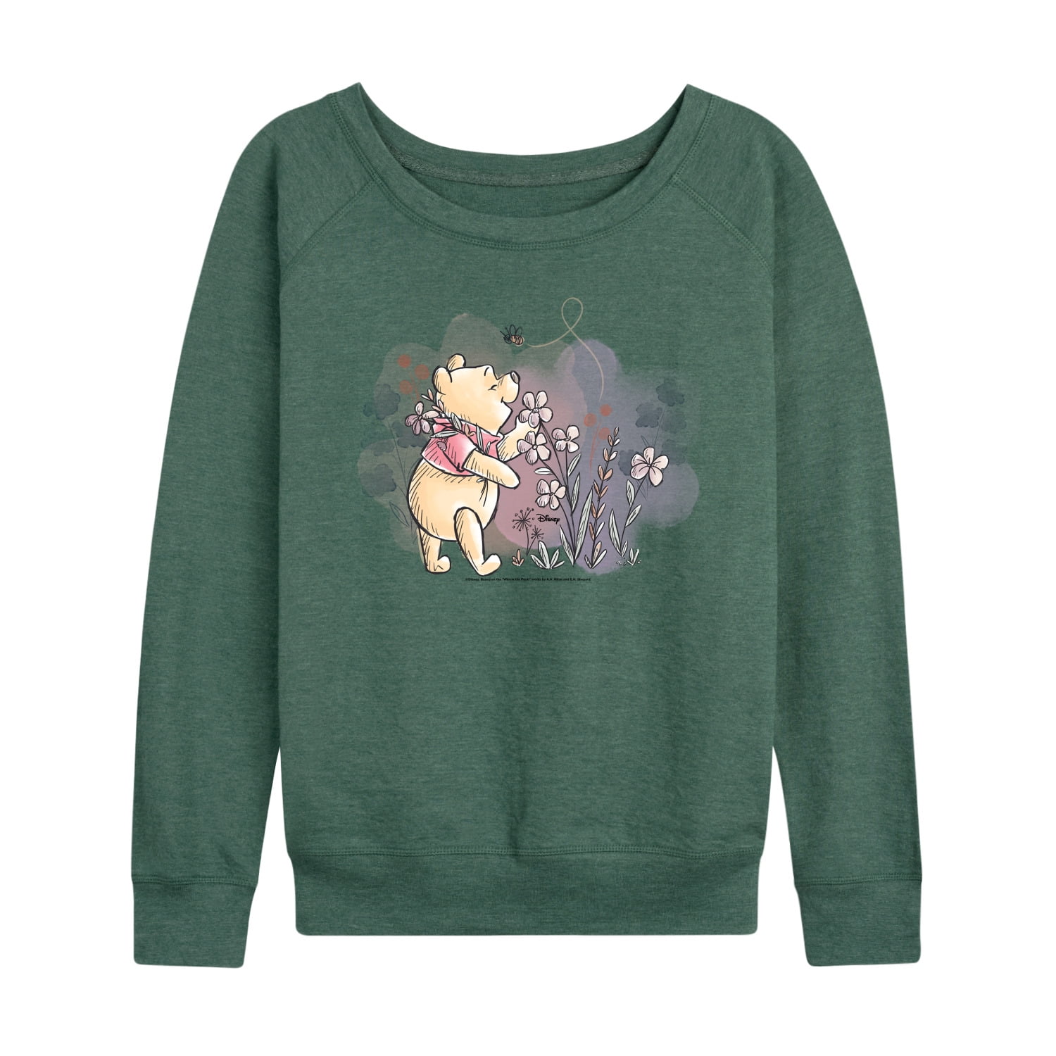 Disney - Winnie the Pooh - Winnie Smell The Flowers - Women's ...