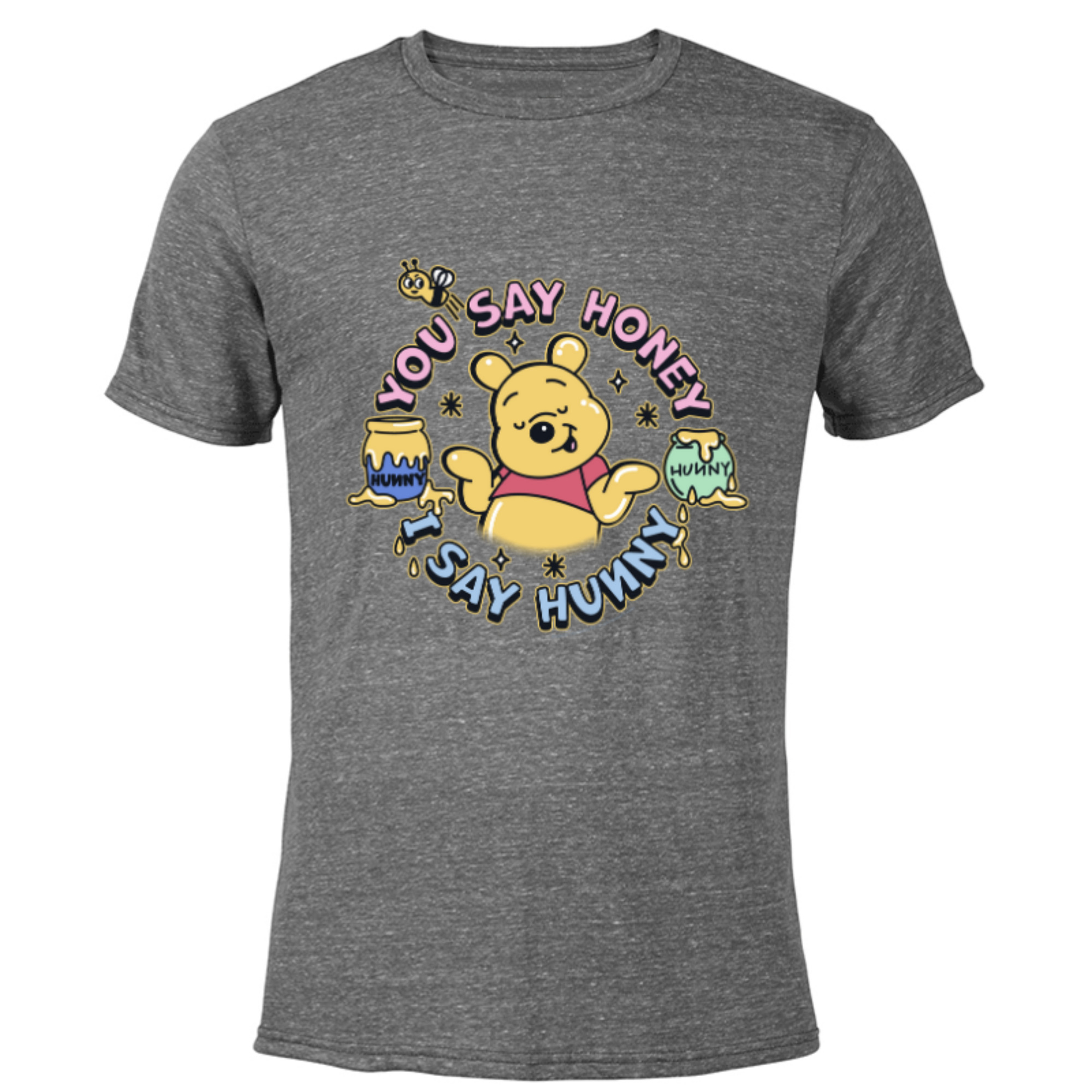 Disney Winnie the Pooh You Say Honey, I Say Hunny Funny - Short Sleeve ...