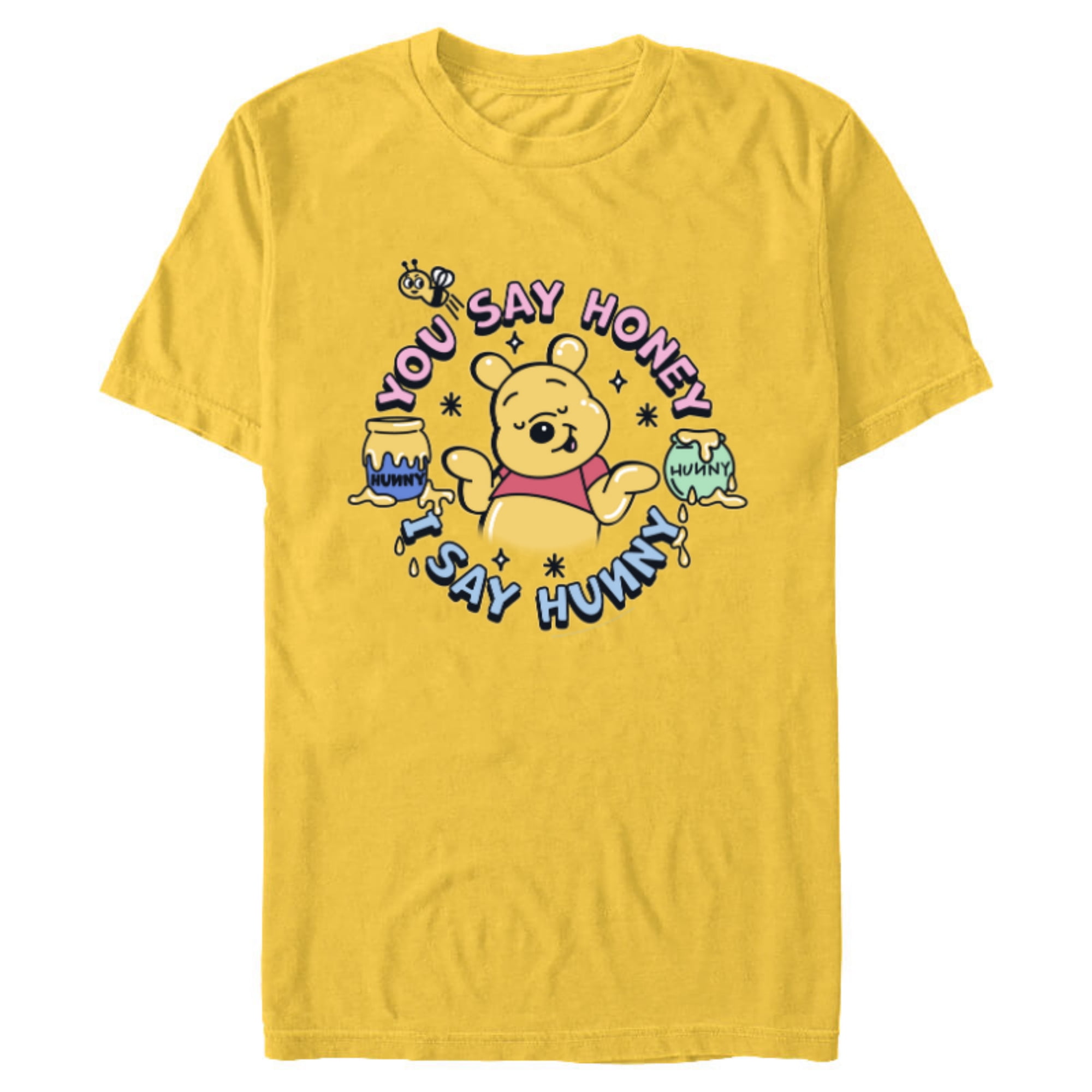 Disney Winnie the Pooh You Say Honey, I Say Hunny Funny - Short Sleeve ...