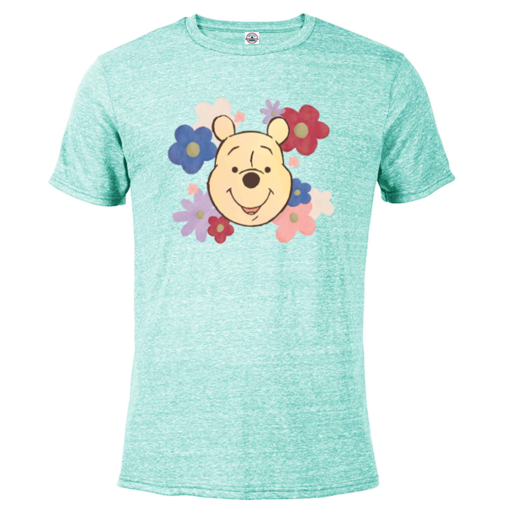 Disney Winnie the Pooh and Flowers Too - Short Sleeve Blended T-Shirt ...