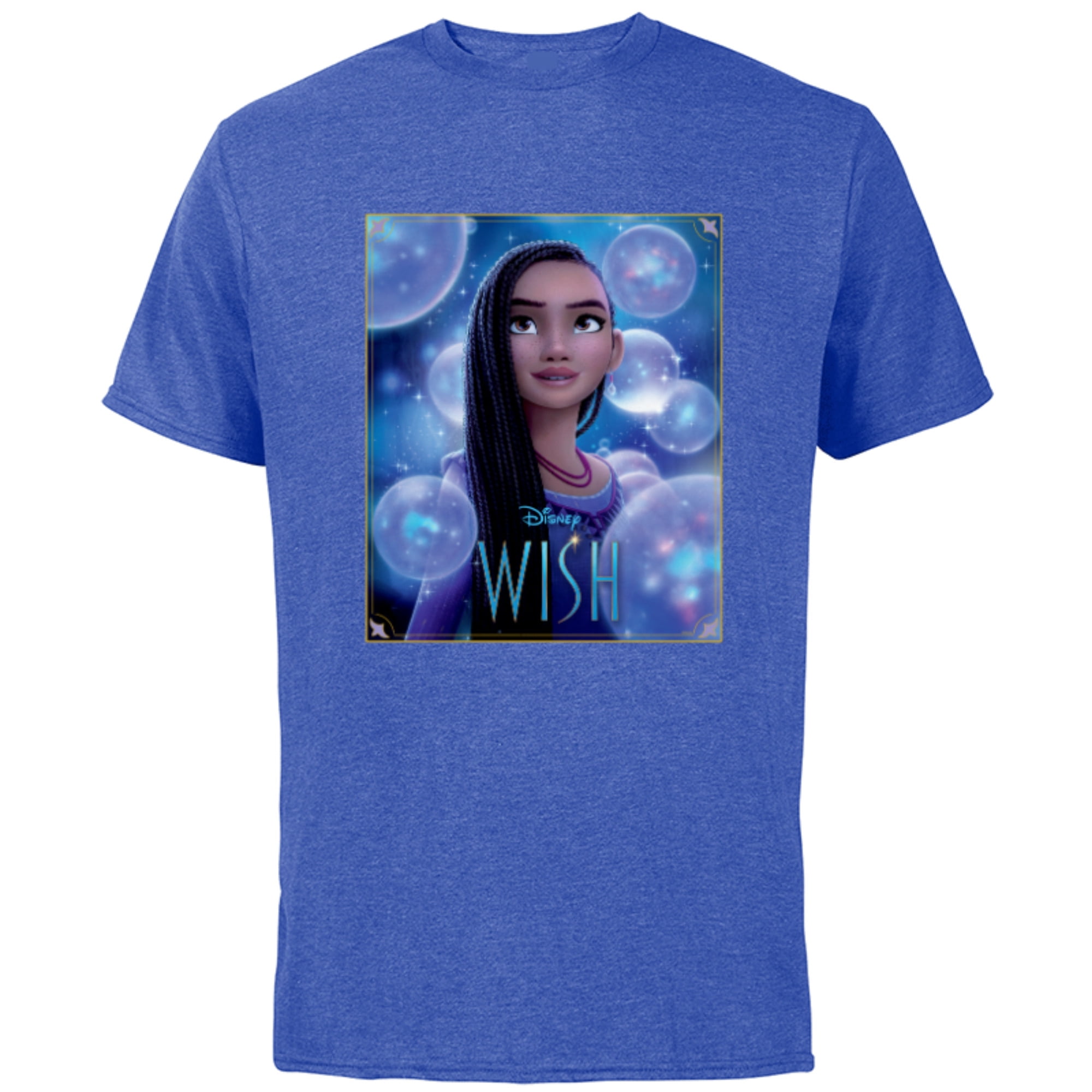 Disney Wish Asha Character Poster Image and Movie Logo - Short Sleeve ...